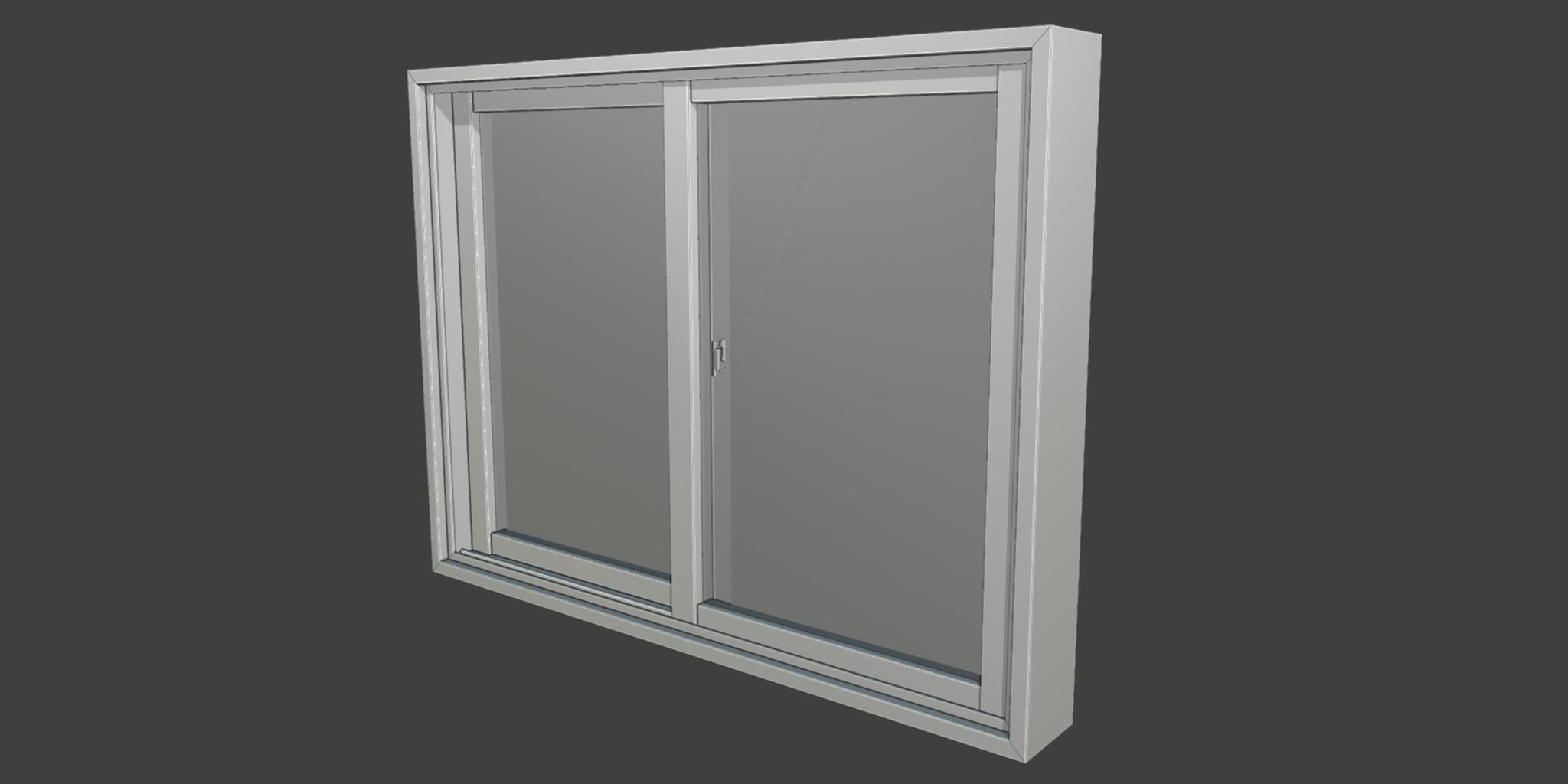 window low ploy free 3D model | CGTrader