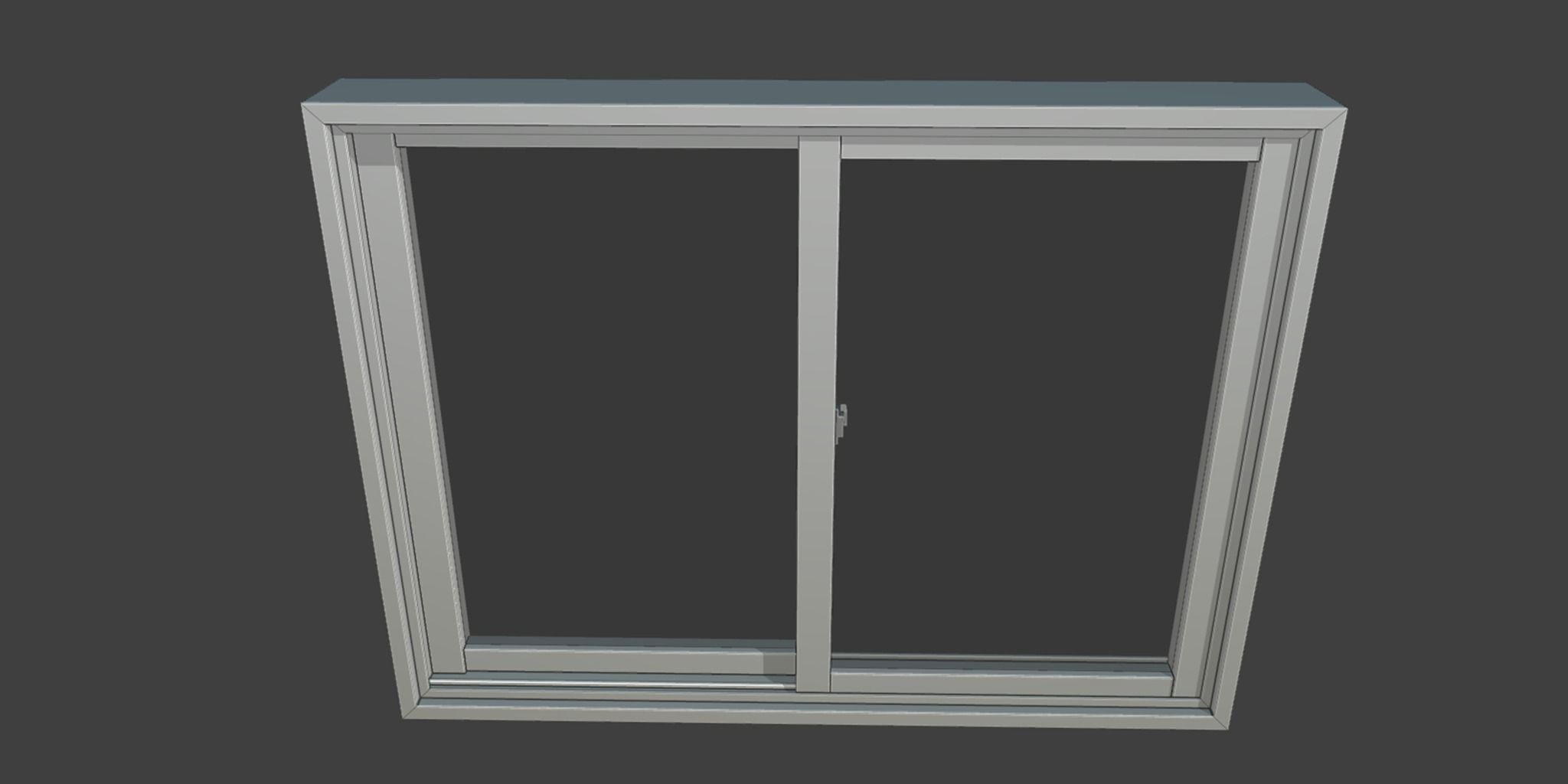 window low ploy free 3D model | CGTrader