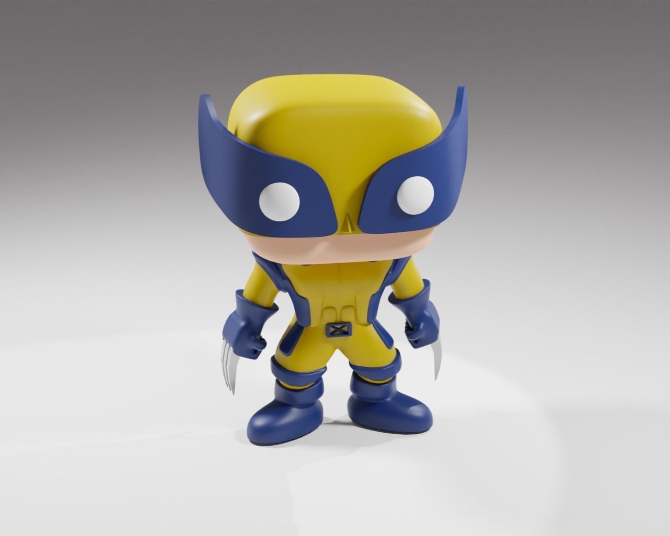 Wolverine from the Deadpool 3 Funko Pop 3d print model 3D model | CGTrader
