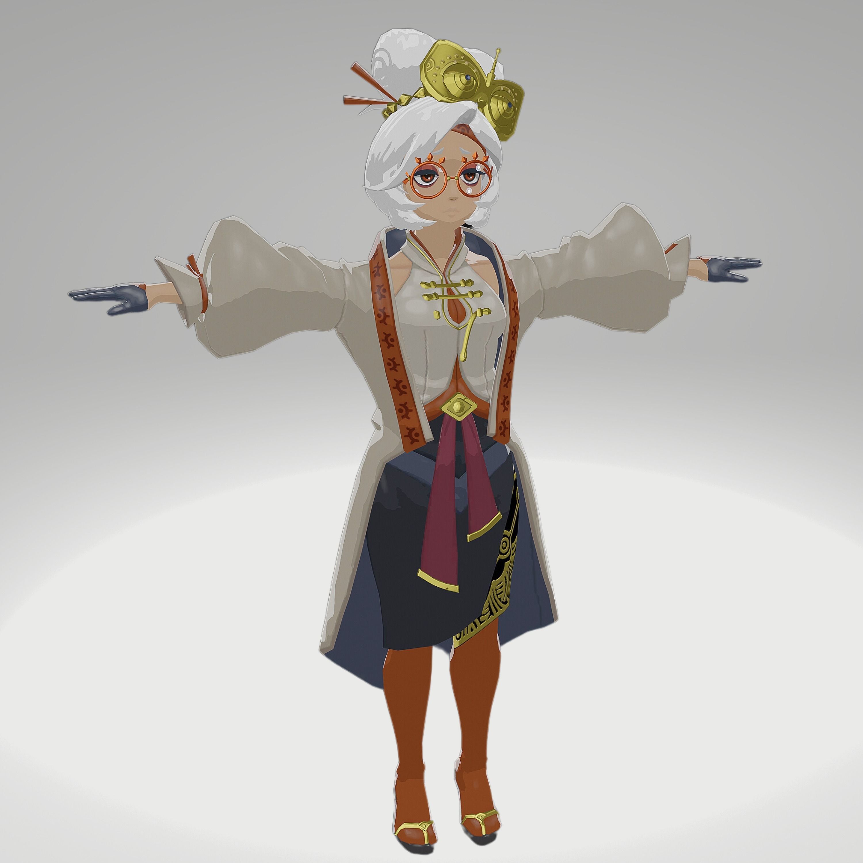 3D model The Legend of Zelda Tears of the Kingdom - Purah VR / AR / low ...