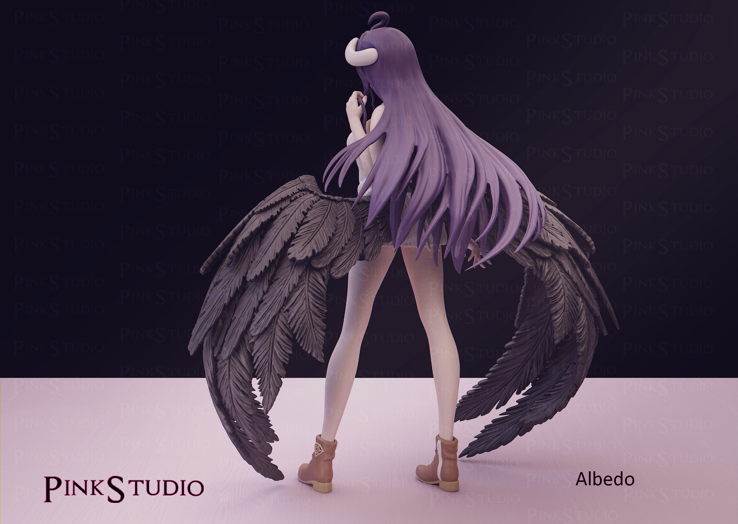 Overlord - Albedo 3D model 3D printable | CGTrader