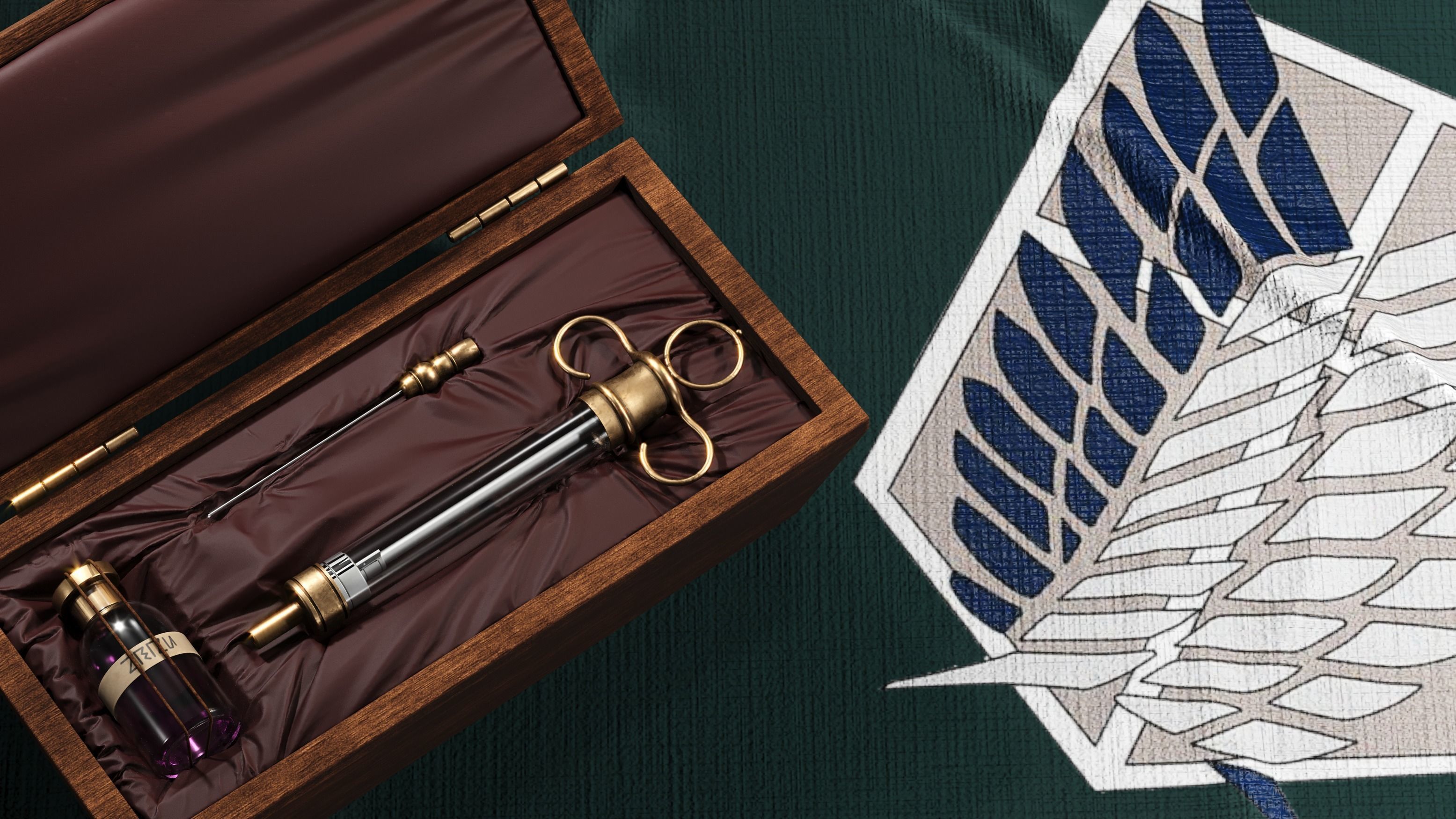 ATTACK ON TITAN PROPS TITAN SERUM 3D model | CGTrader