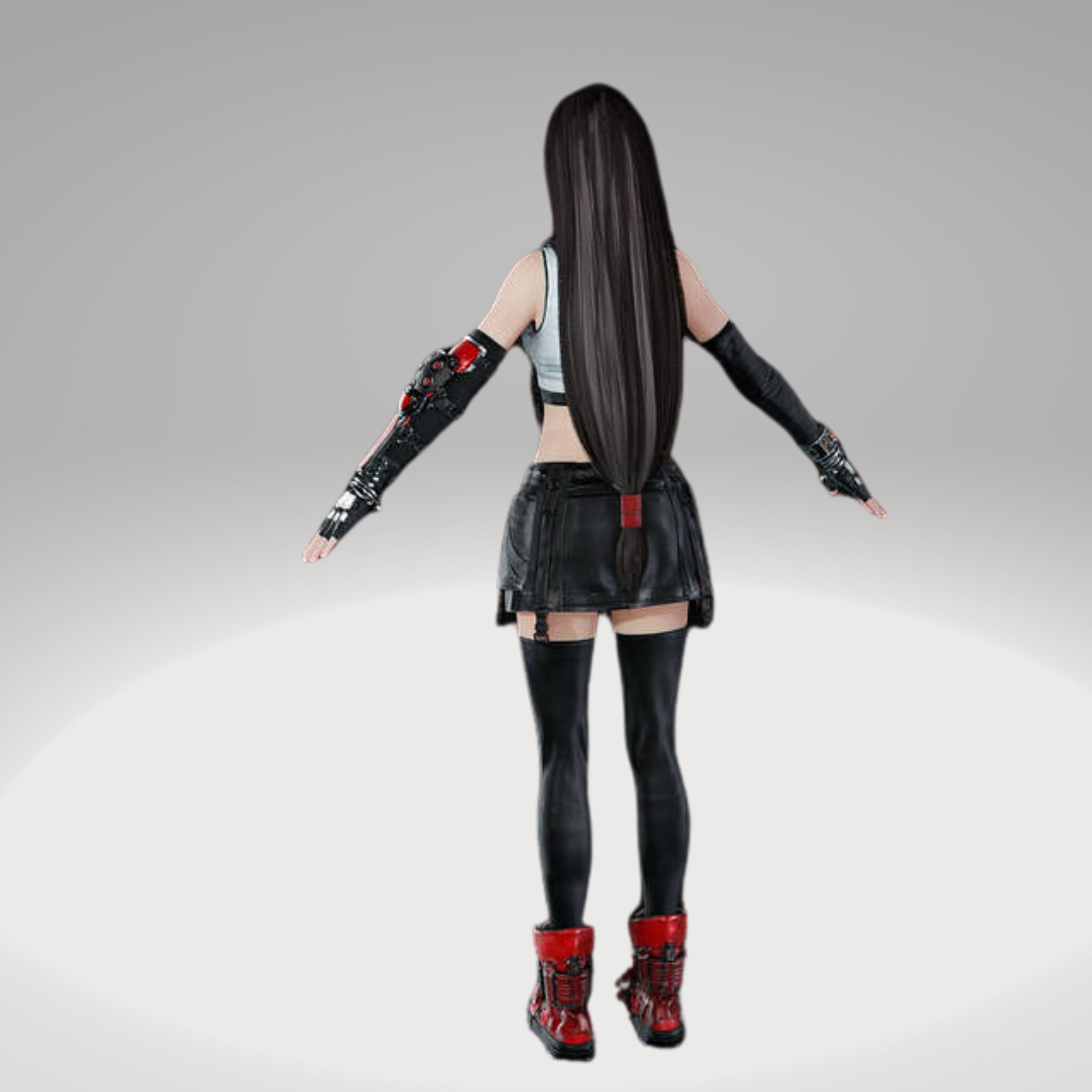 3D model Final Fantasy - Ff7R - Tifa Lockhart 3D Model VR / AR / low ...