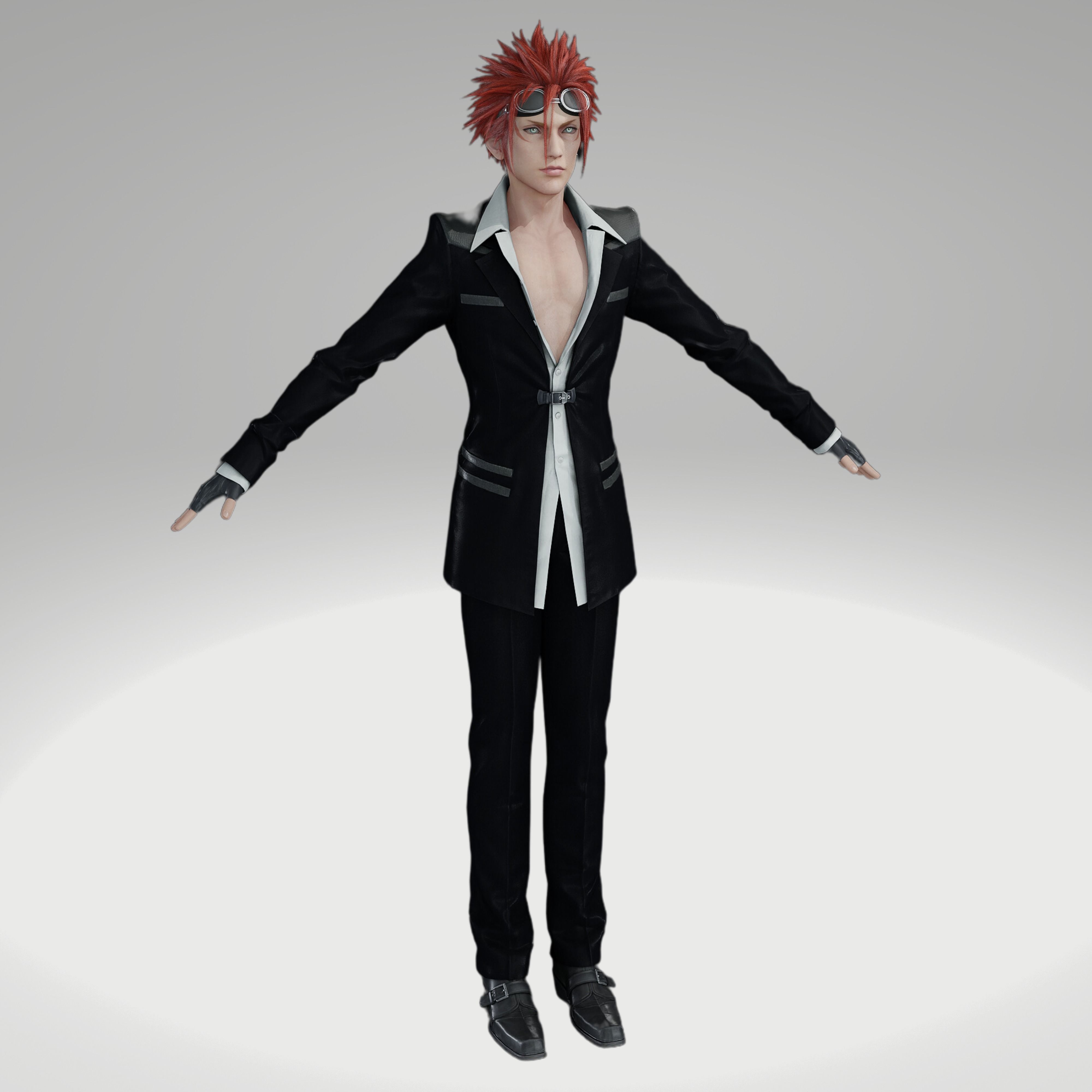 3D model Final Fantasy Ff7R - Reno VR / AR / low-poly | CGTrader