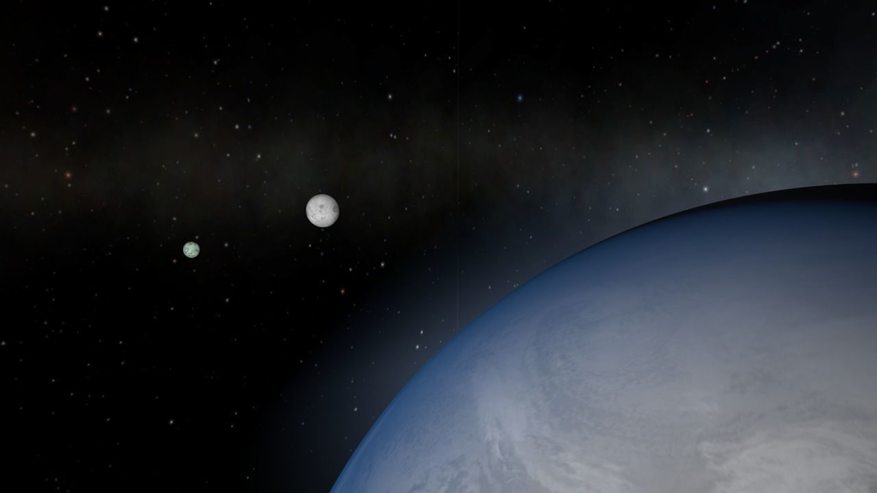 Kerbin Planet System free 3D model rigged | CGTrader