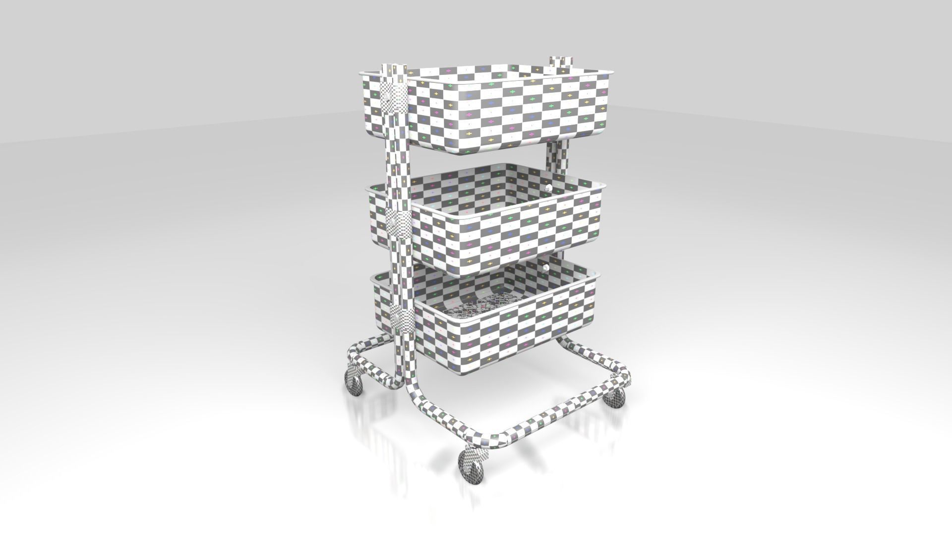 RASKOG Cart with Wheels 3D model | CGTrader