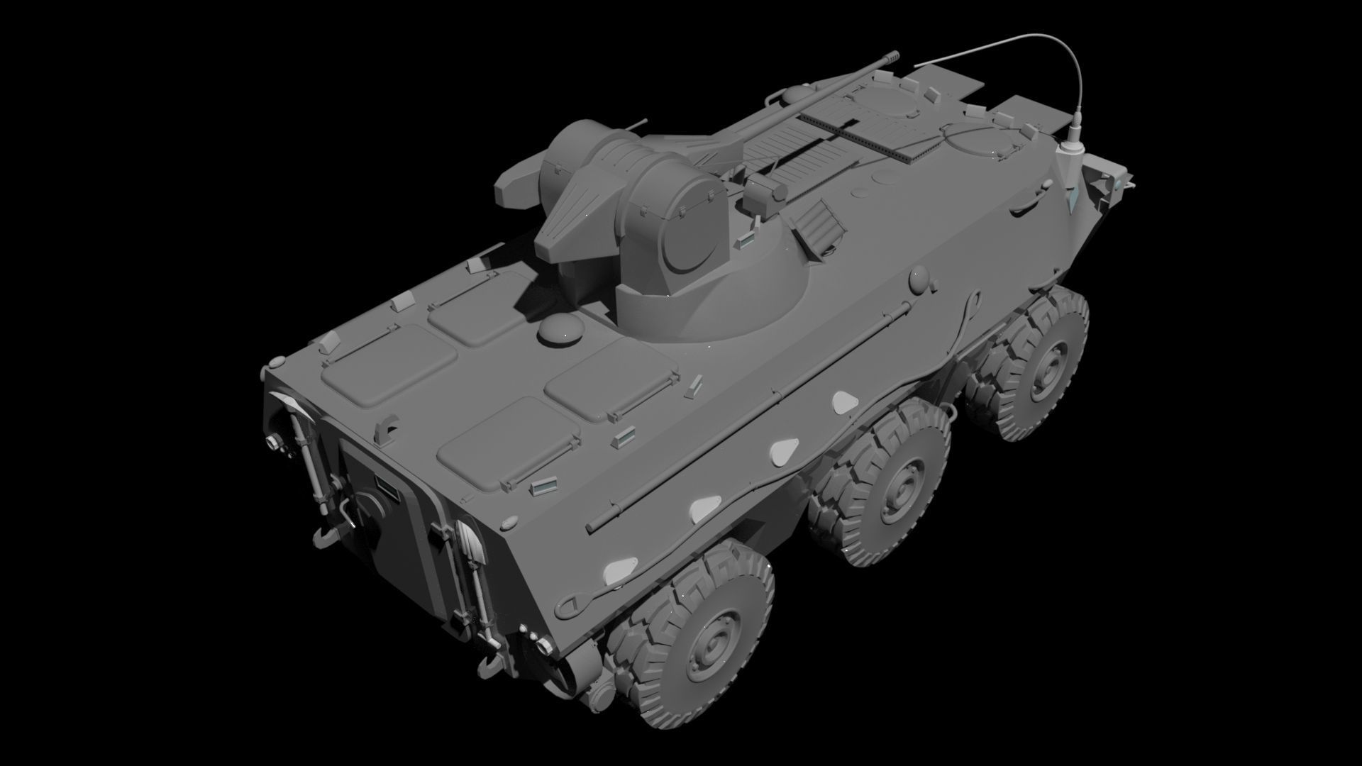 3D model APC Armoured Personnel Carrier VR / AR / low-poly | CGTrader