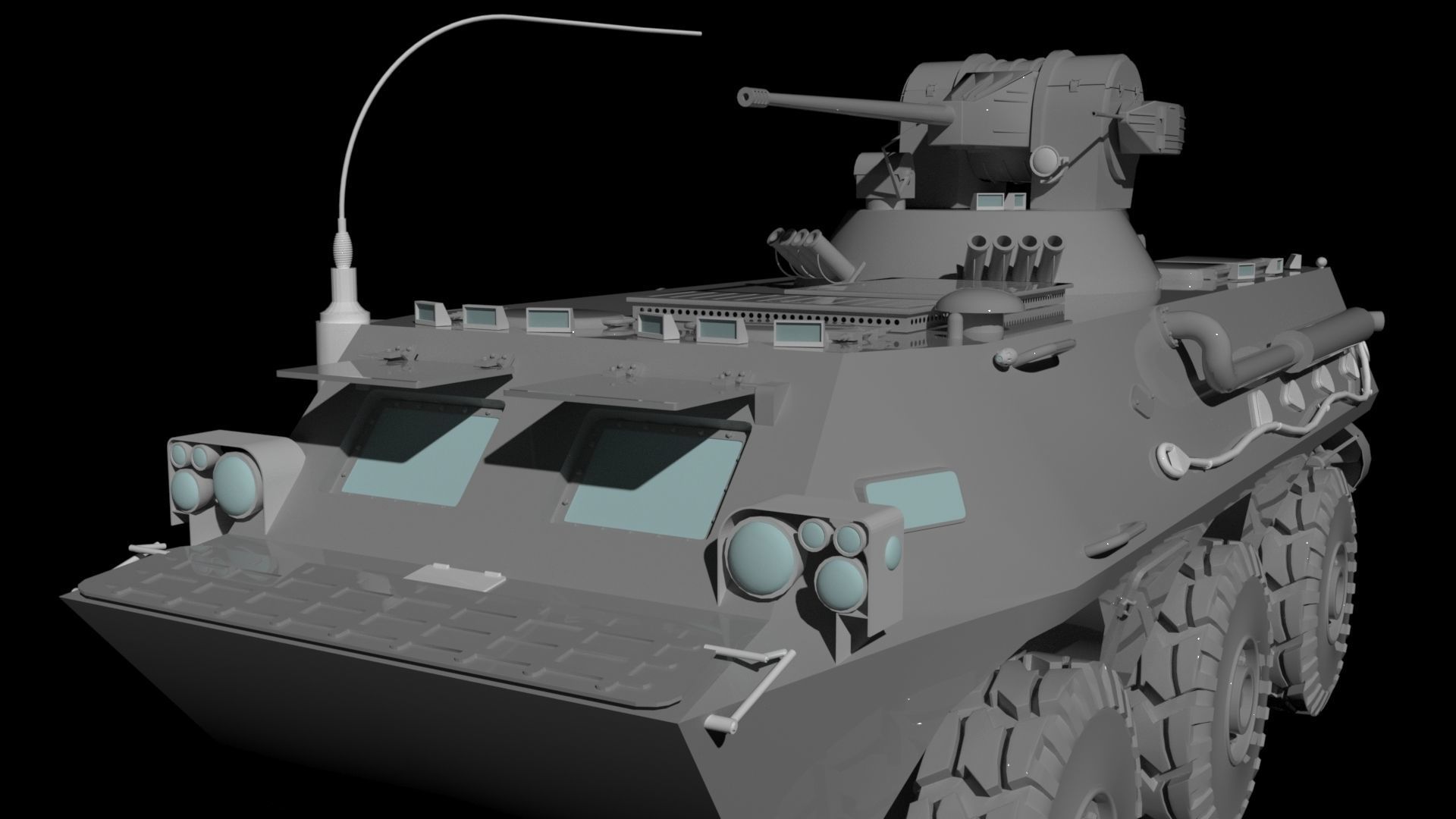 3D model APC Armoured Personnel Carrier VR / AR / low-poly | CGTrader