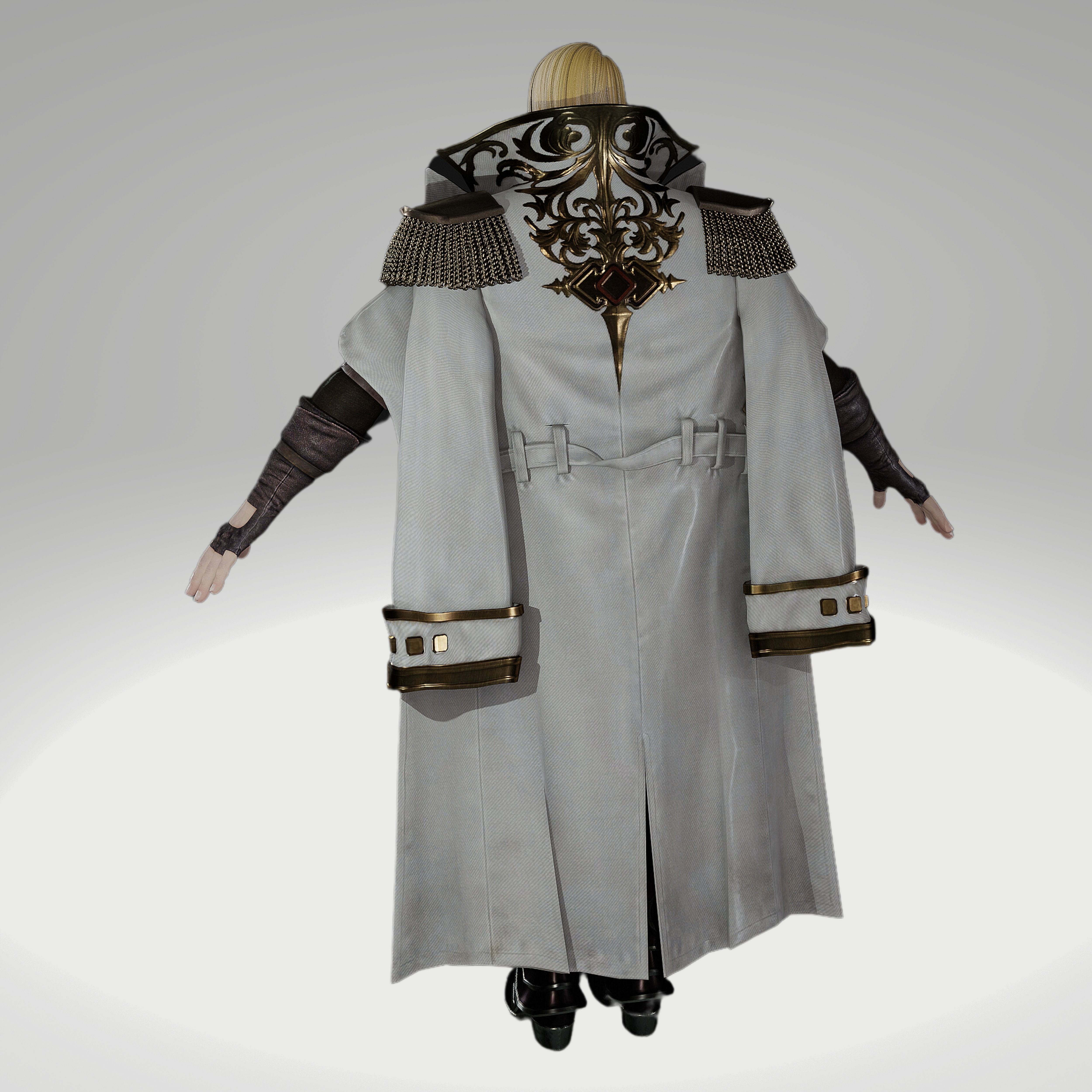 3D model Final F Dissidia Nt - Zenos Yae Galvus - Imperial Court Attire ...