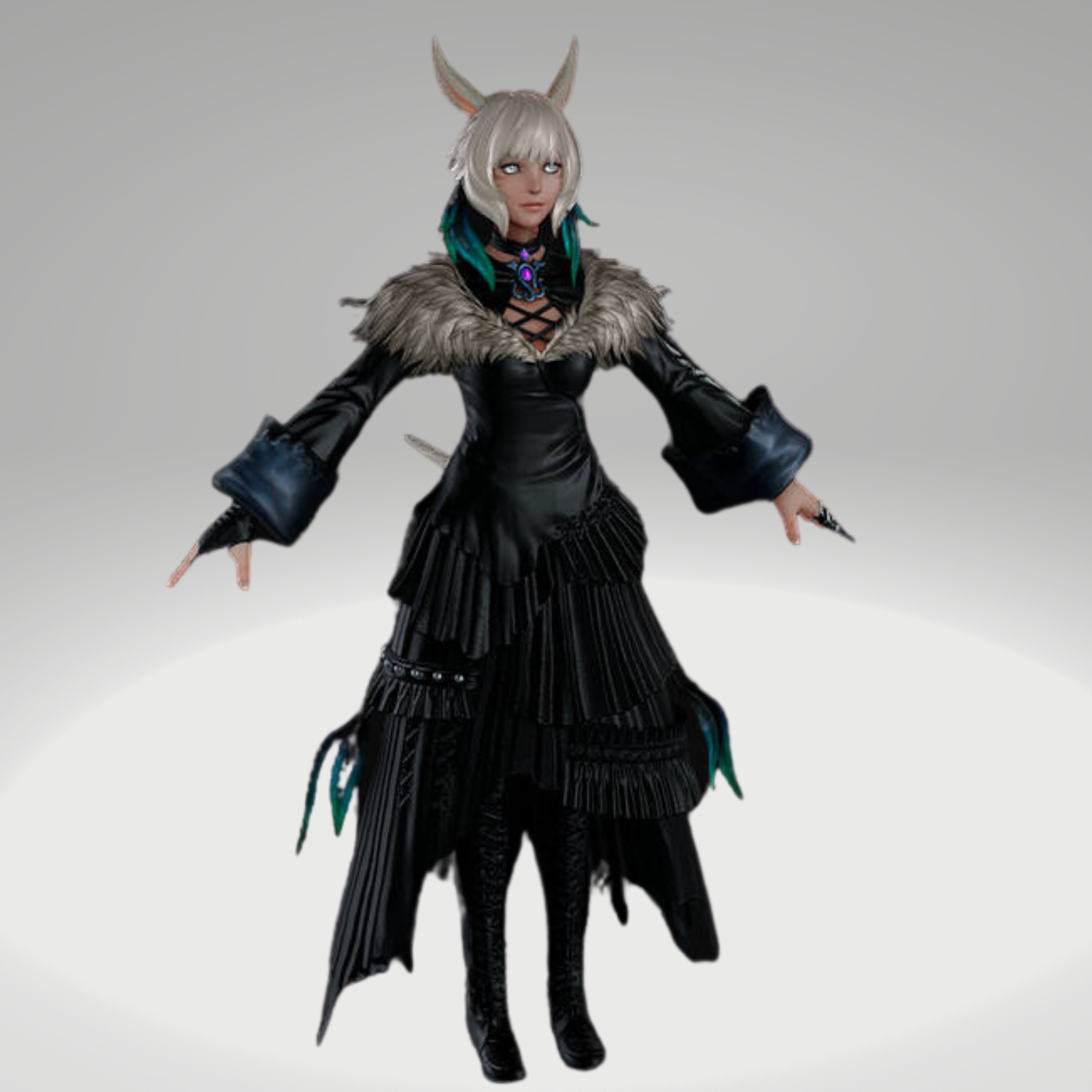 3D model Final Fantasy - Dissidia Nt - Yshtola Scion Sorcerer VR / AR ...