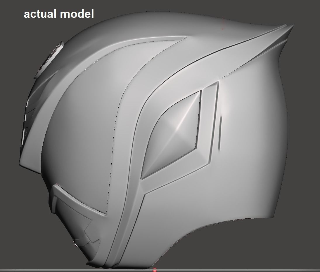 Power Rangers SPD Omega Ranger helmet 3D model 3D printable | CGTrader