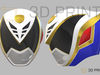 Power Rangers SPD Omega Ranger helmet 3D model 3D printable | CGTrader