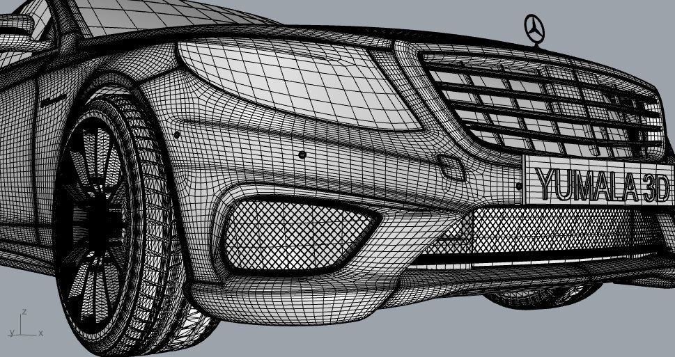 BENZ CAR 3D model | CGTrader