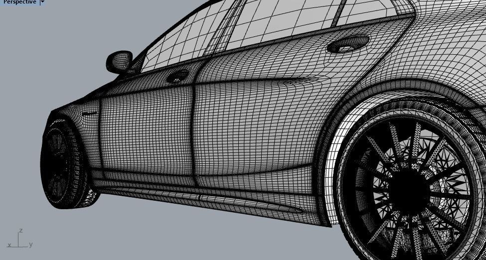 BENZ CAR 3D model | CGTrader