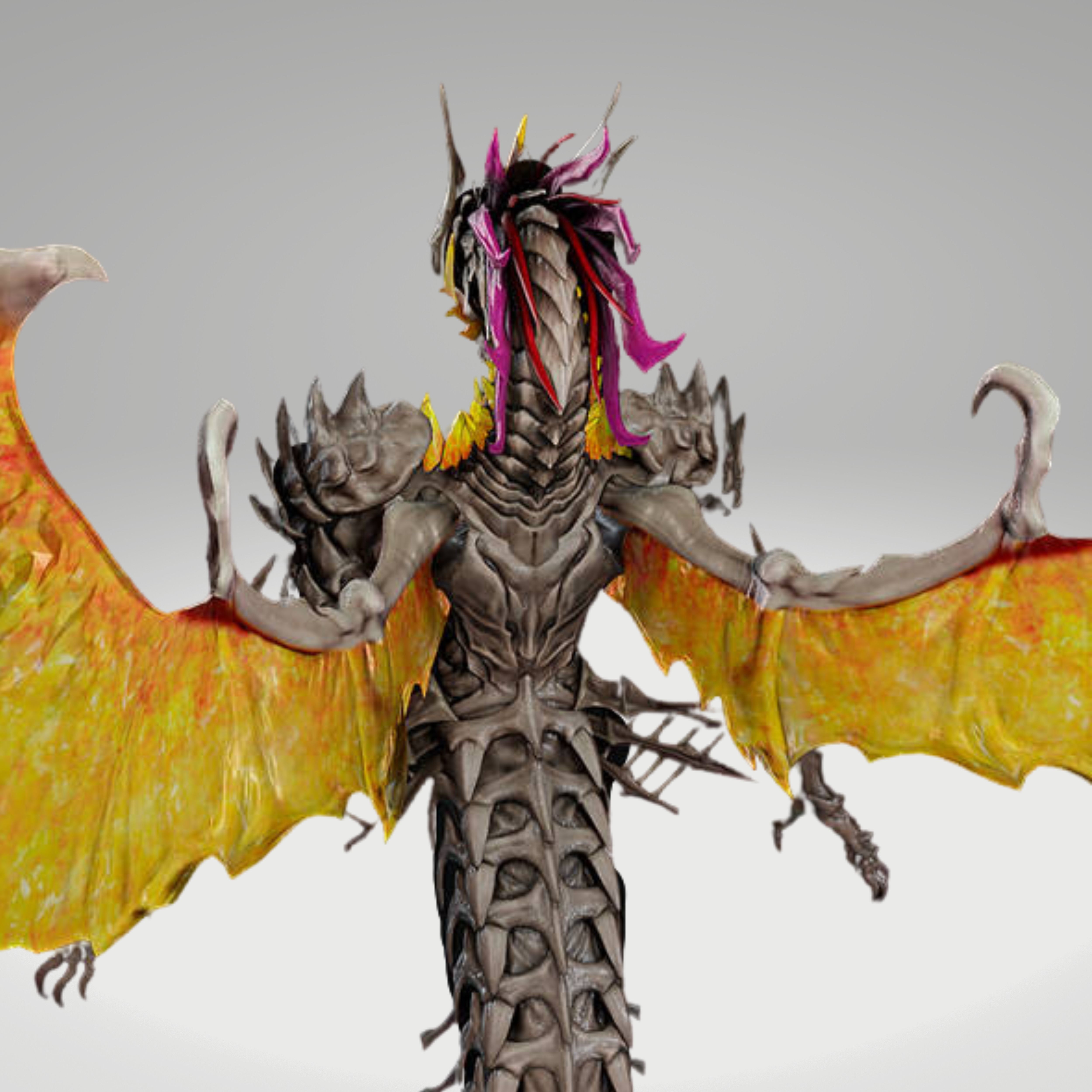 3D model Final Fantasy - Dissidia Nt - Shinryu VR / AR / low-poly ...