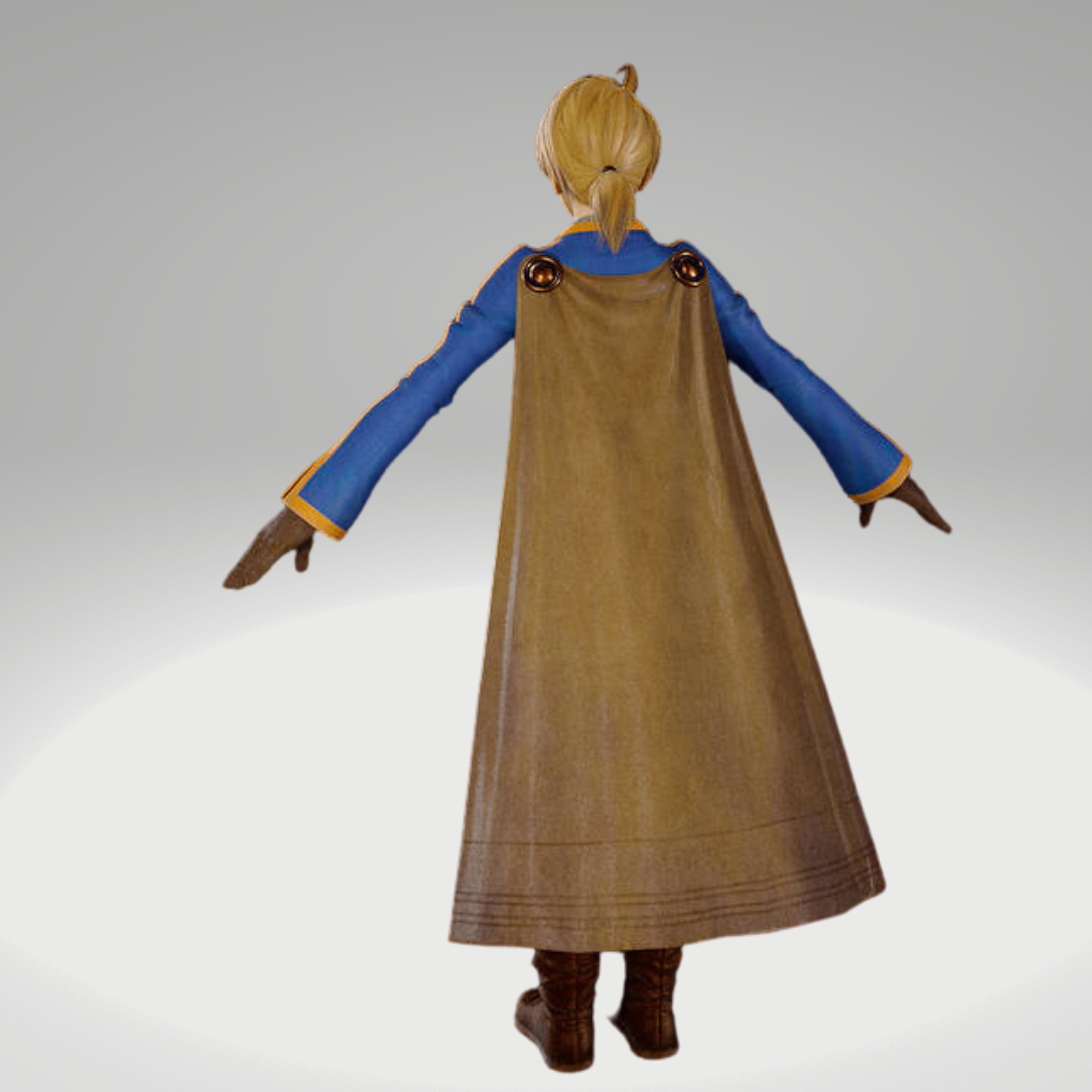 3D model Final Fantasy - Dissidia Nt - Ramza Beoulve VR / AR / low-poly ...