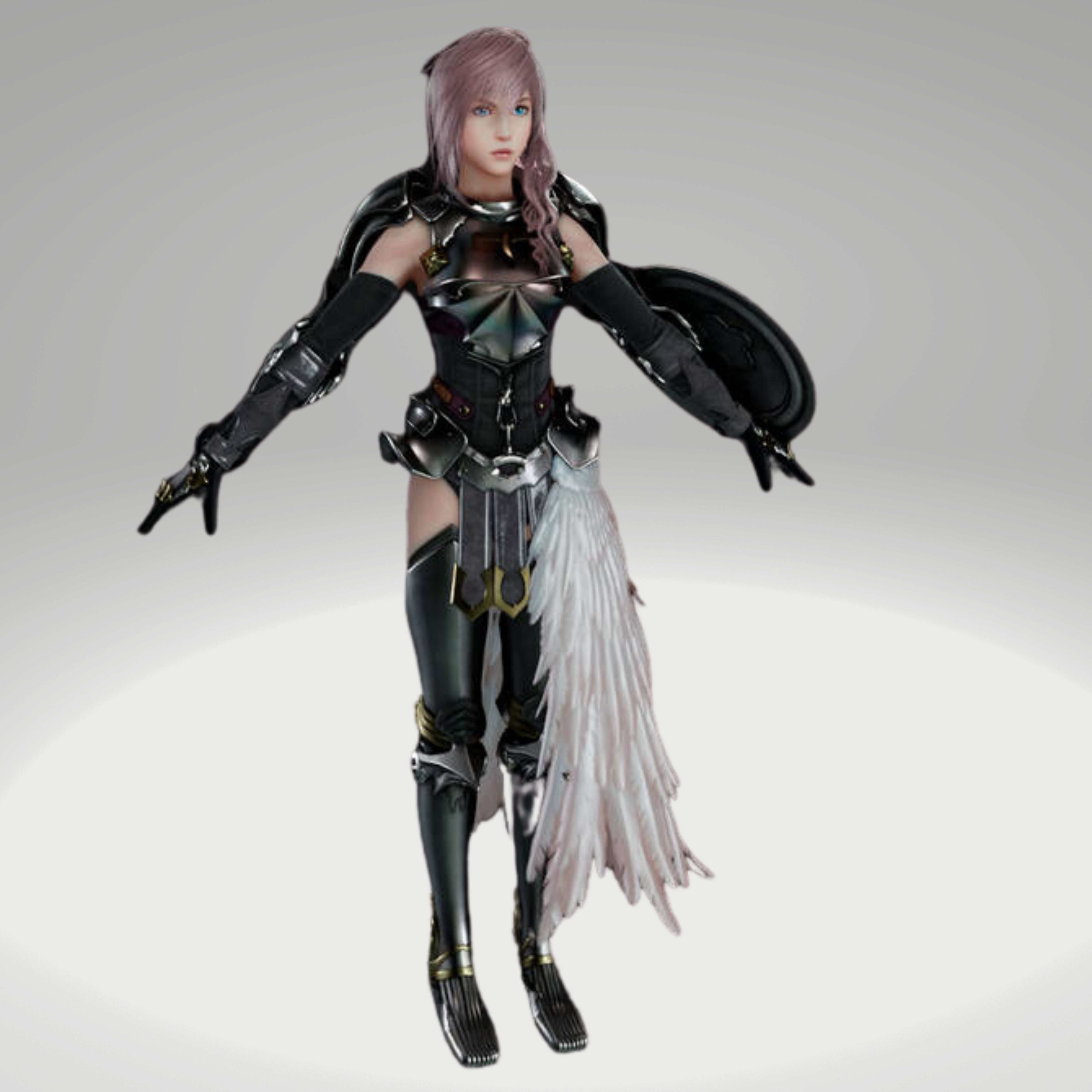 3D model Final Fantasy - Dissidia Nt - Lightning Knight of Etro VR / AR ...