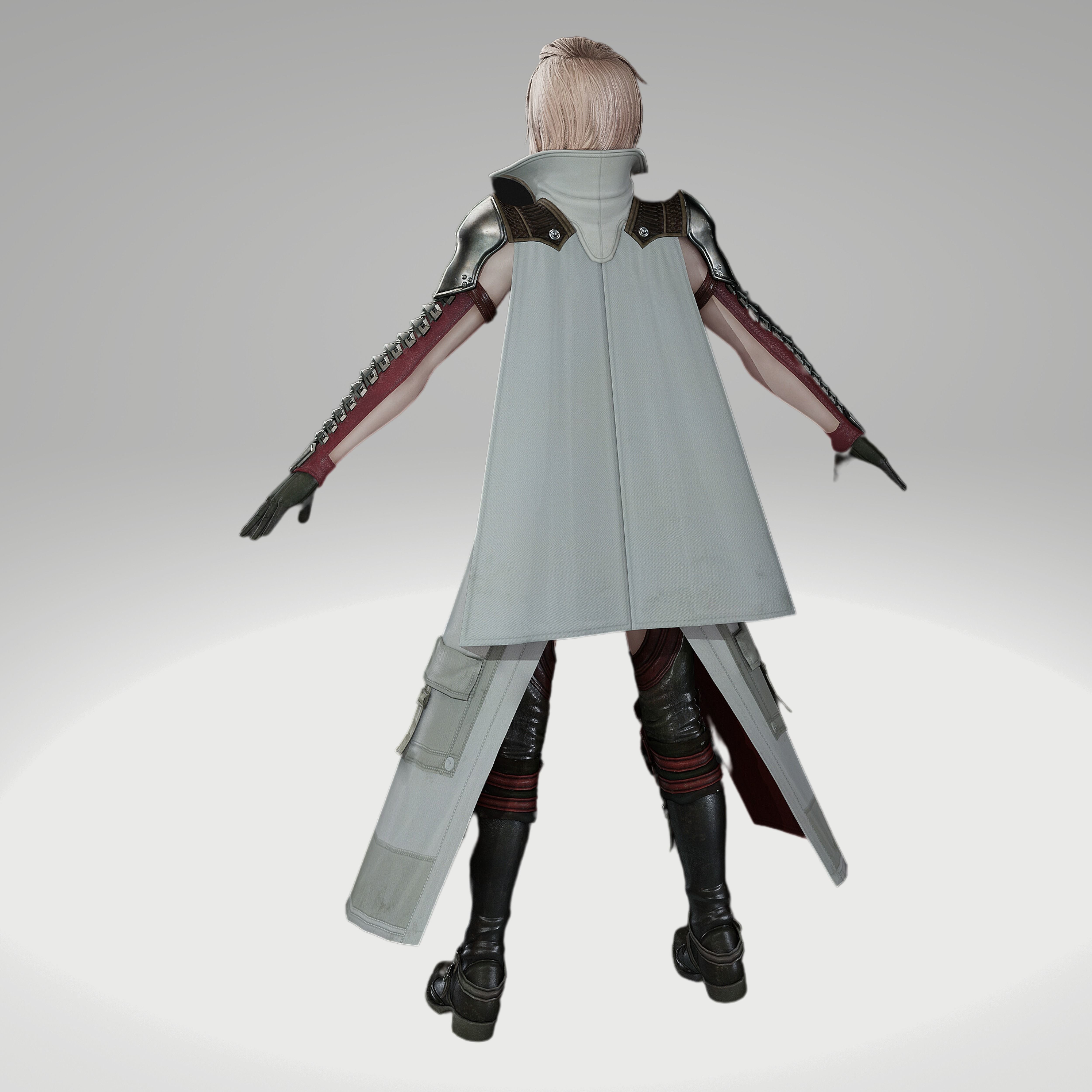 3D model Final Fantasy - Lightning - Equilibrium VR / AR / low-poly ...