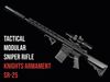 3D model Tactical modular sniper rifle Knights Armament SR 25 VR / AR ...