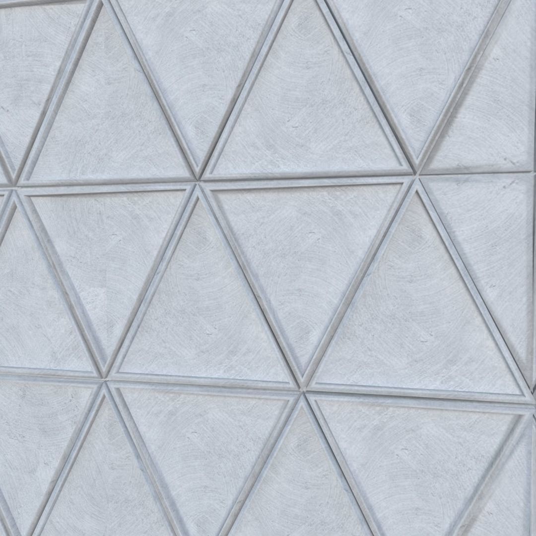 3D model Tri wall Panel VR / AR / low-poly | CGTrader