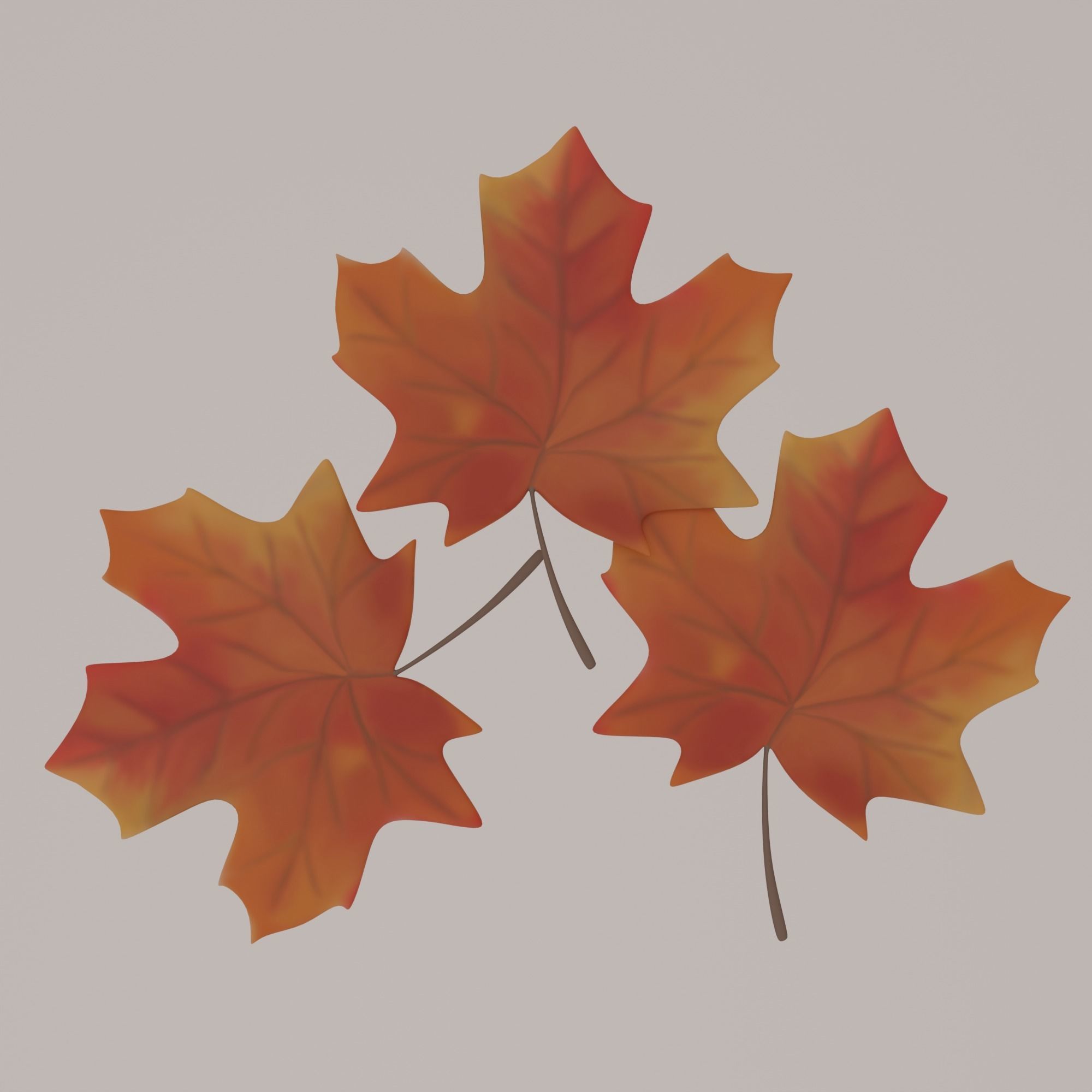 Fall terrace 3D model | CGTrader