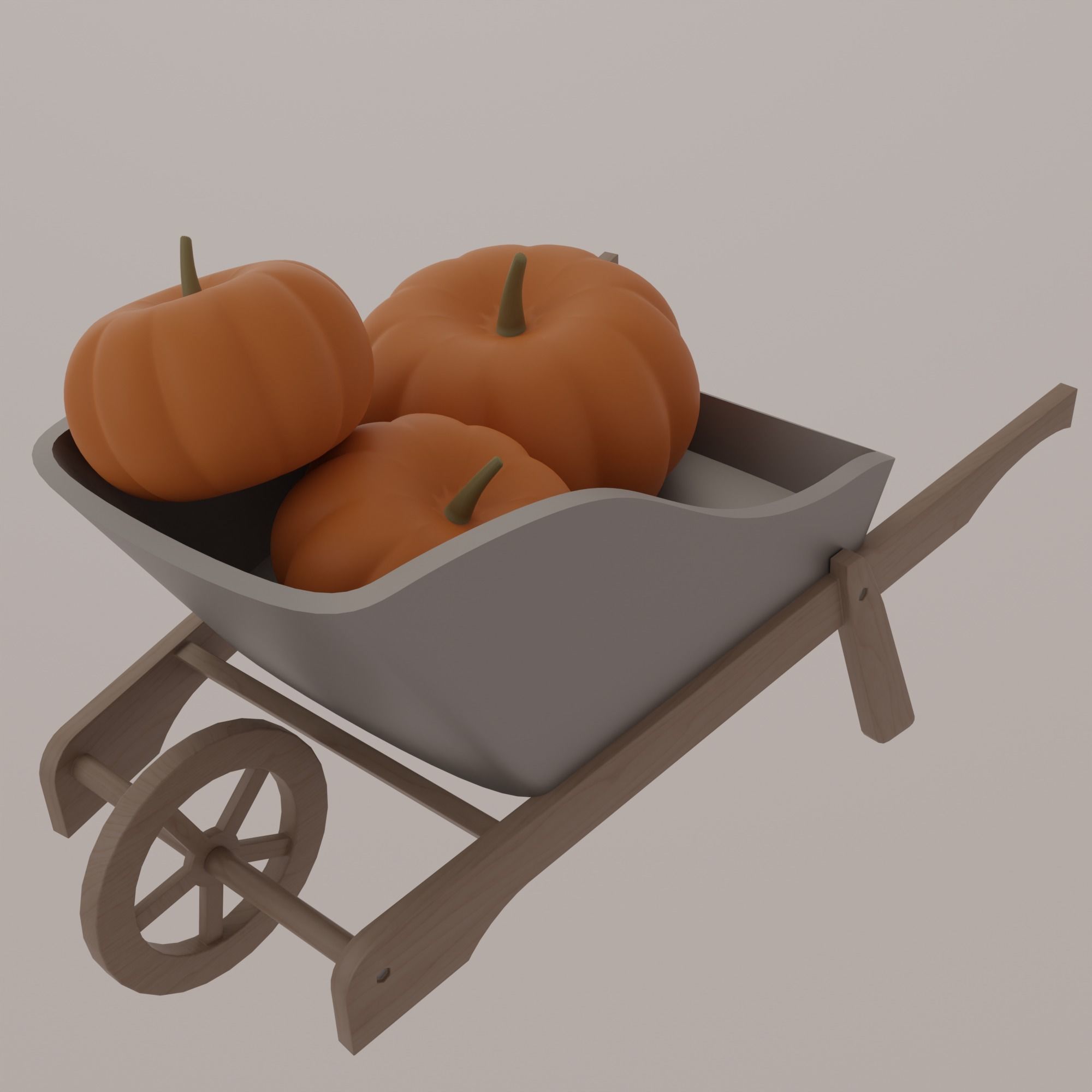 Fall terrace 3D model | CGTrader
