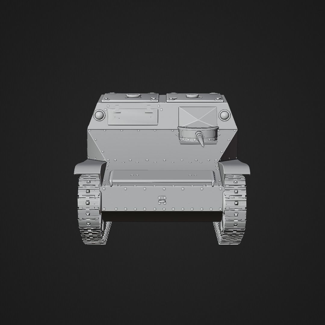 Tank Italian Tank L3-33 CC 3D model | CGTrader