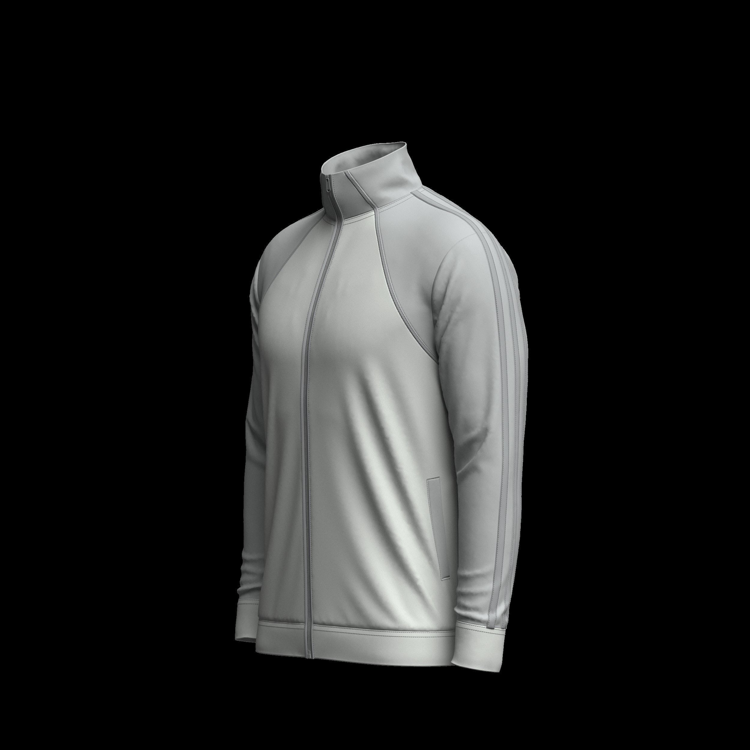 Raglan jacket 3d model 3D model | CGTrader