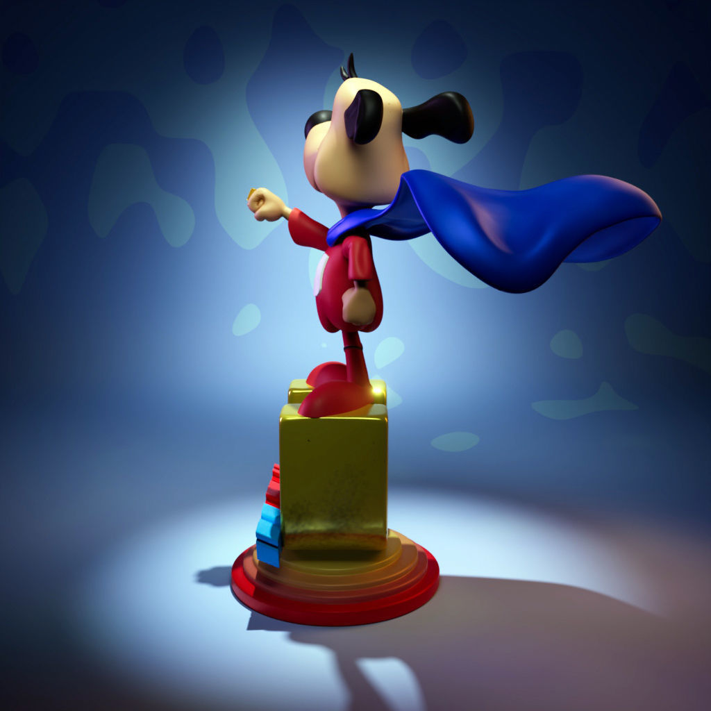 Underdog 3D model 3D printable | CGTrader