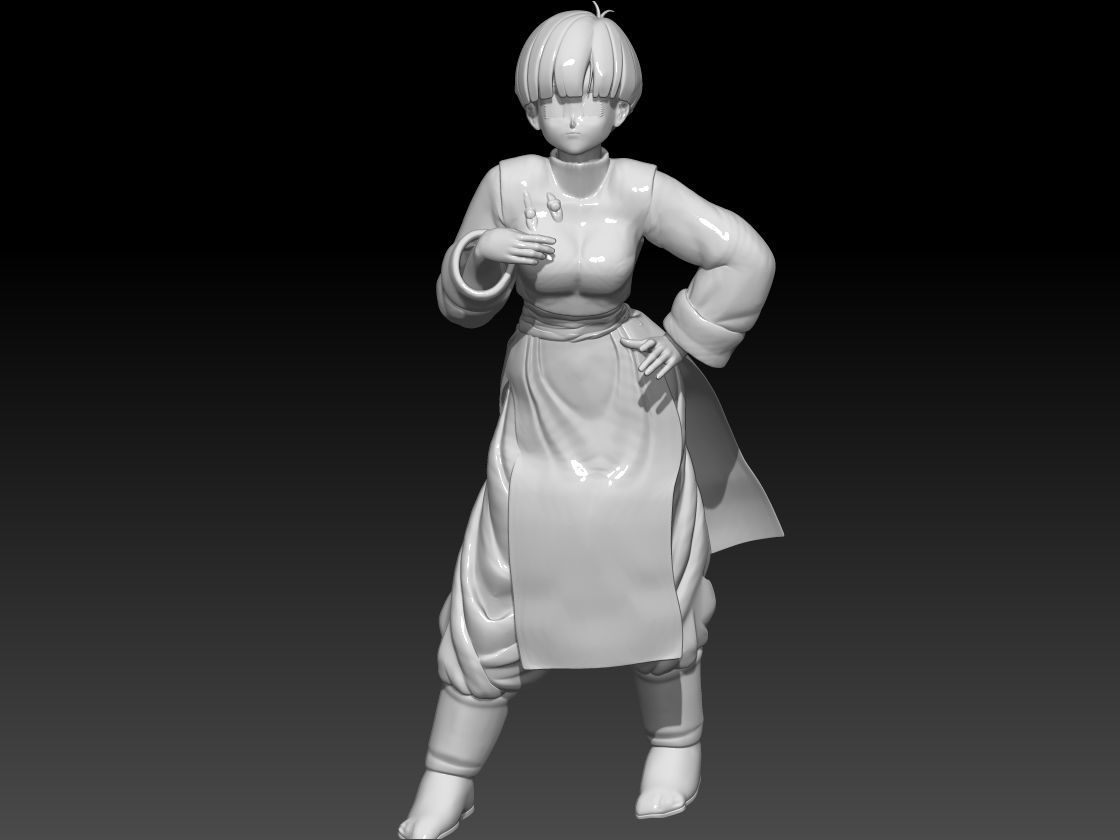 Bulma dressed as milk 3D model 3D printable | CGTrader