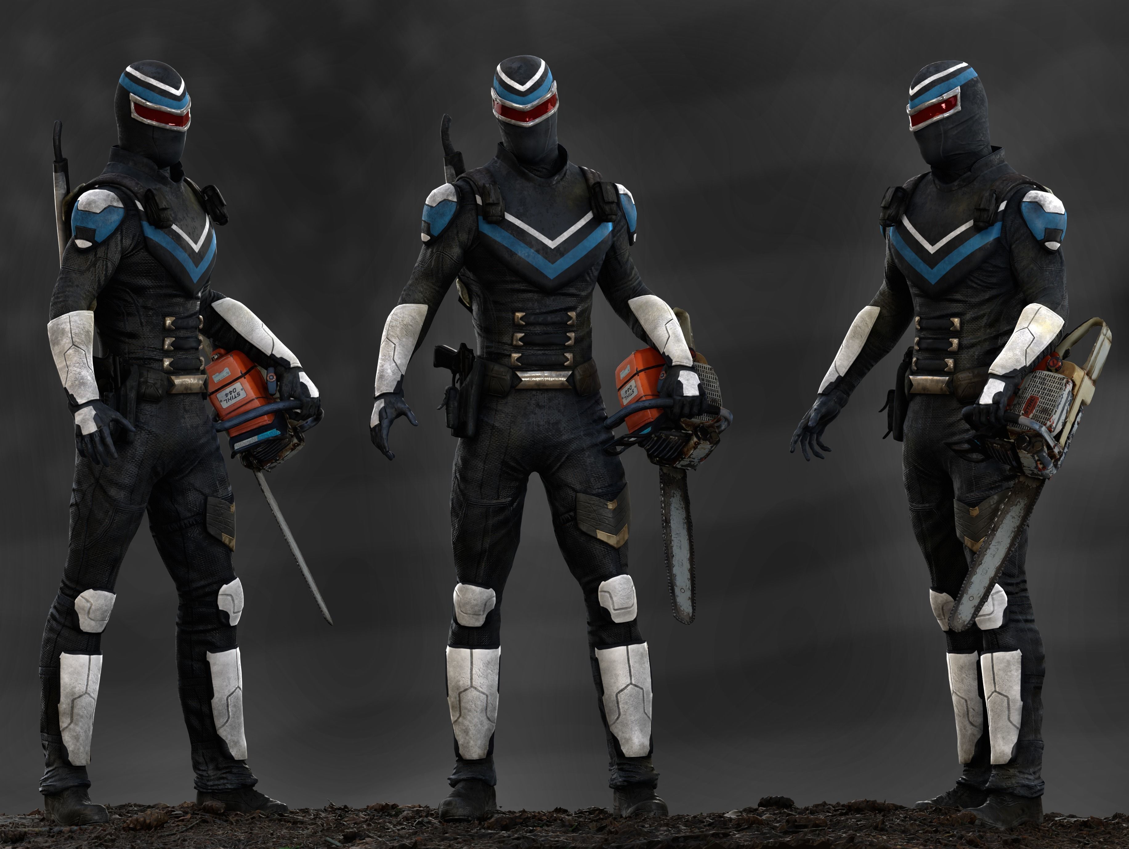 3D model Vigilante VR / AR / low-poly | CGTrader