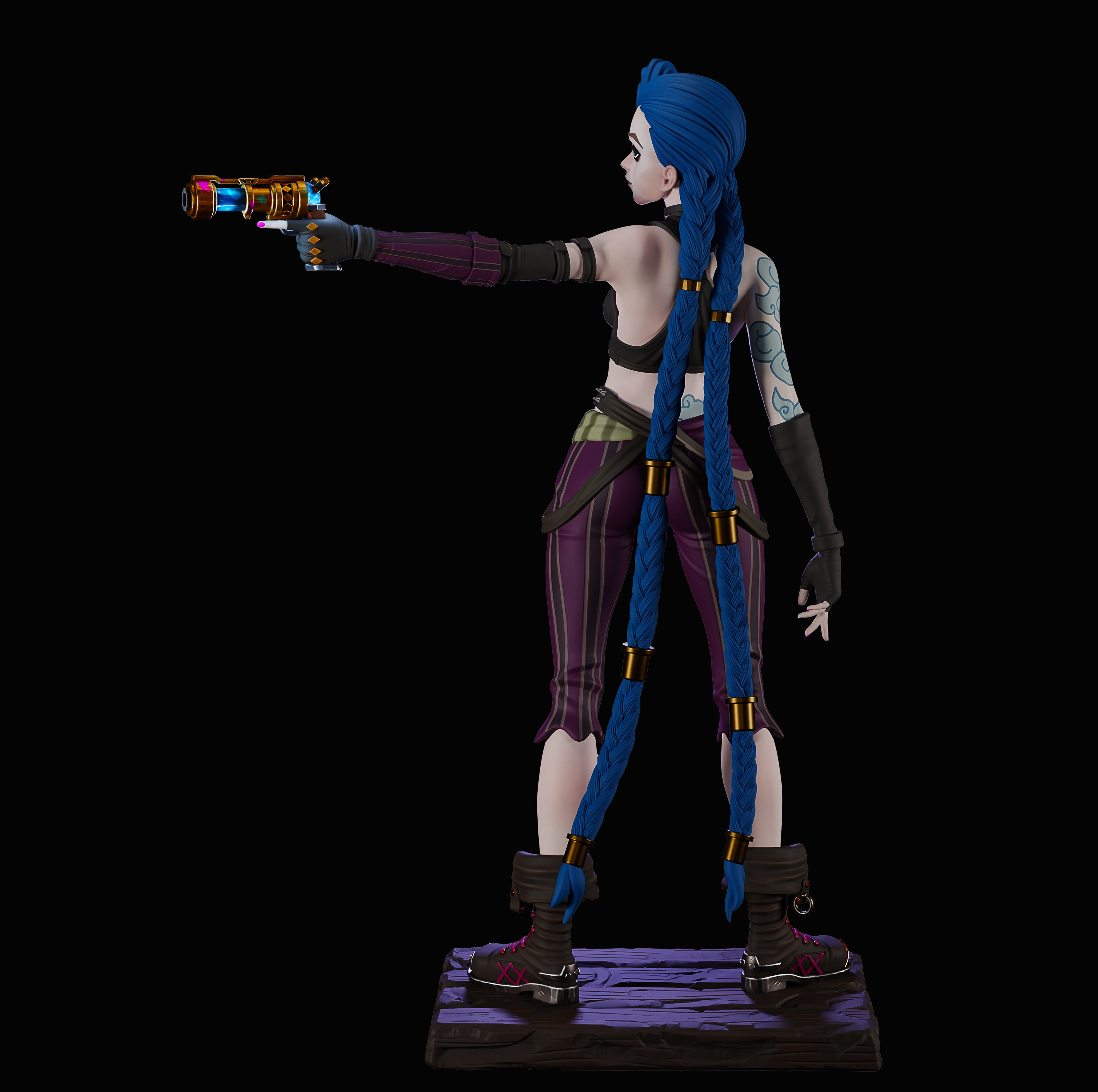 Jinx Arcane 3D model 3D printable | CGTrader