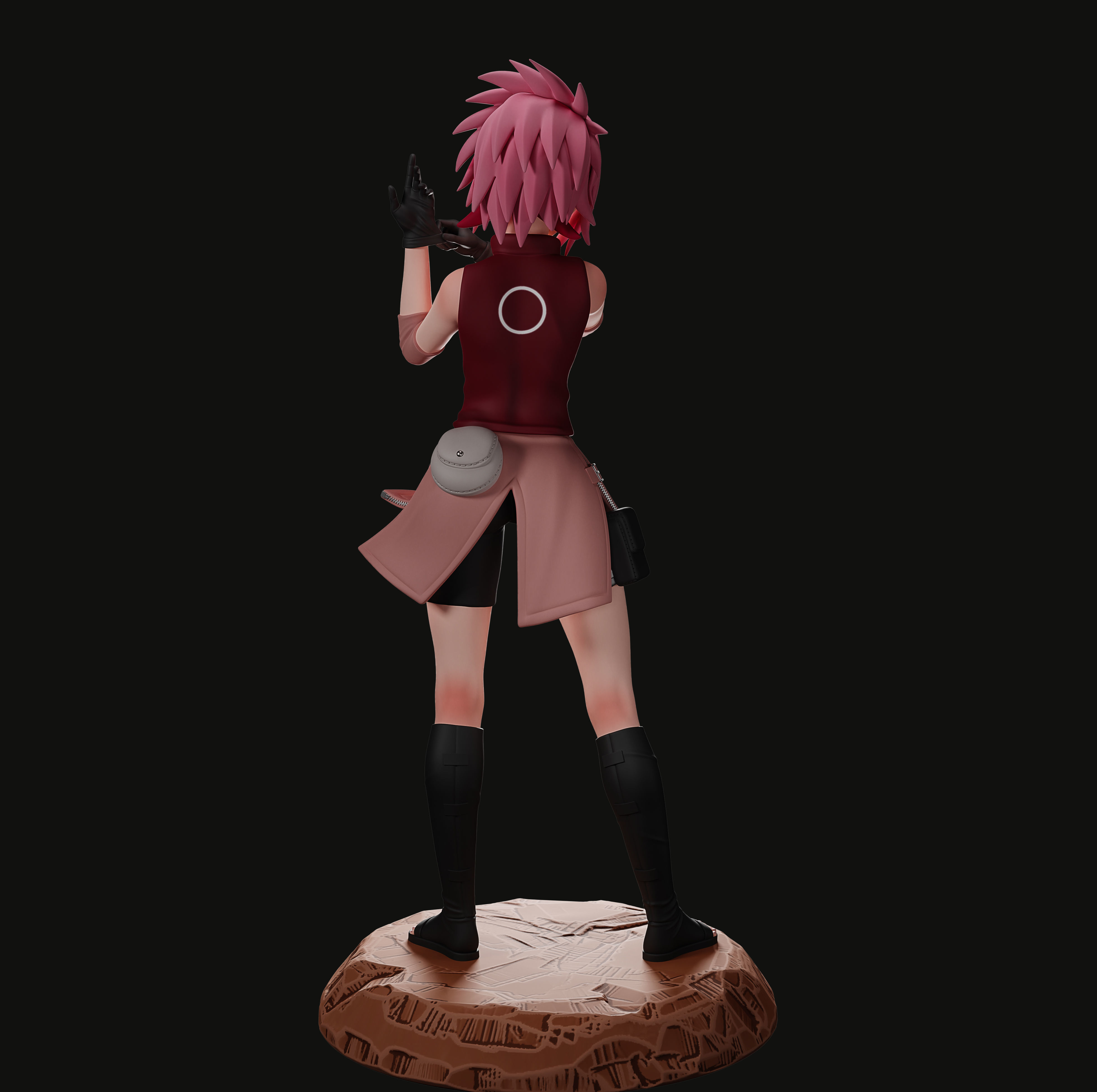 Sakura Haruno Naruto 3D model 3D printable | CGTrader