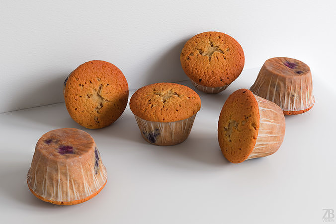 Muffin 3D model | CGTrader