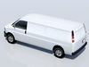 3D model Chevy Van Express Static Low Poly Parking lot VR / AR / low ...