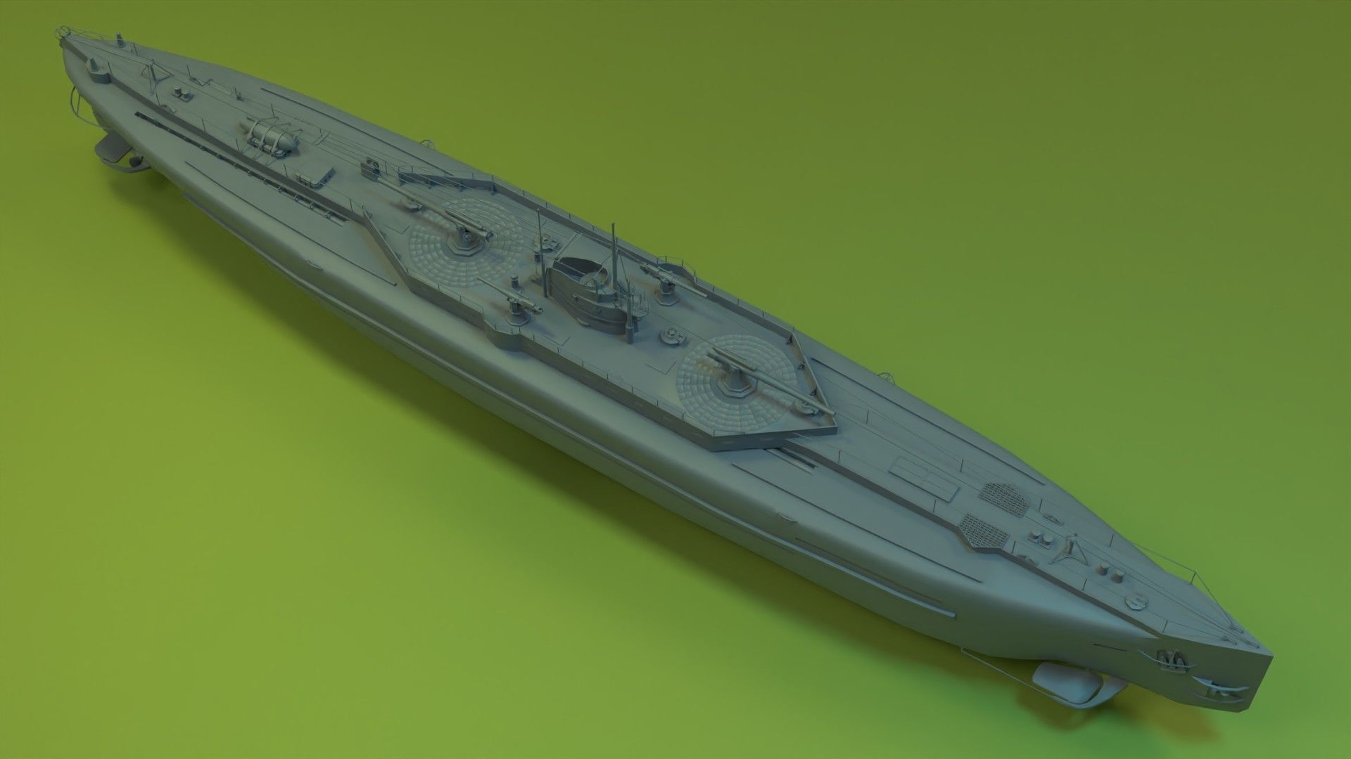 SMS U-151 3D model | CGTrader