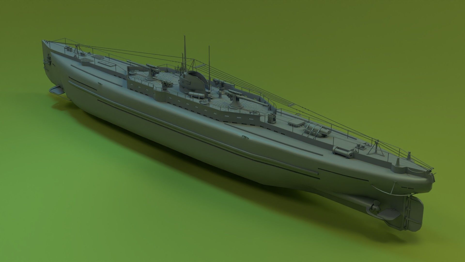 SMS U-151 3D model | CGTrader