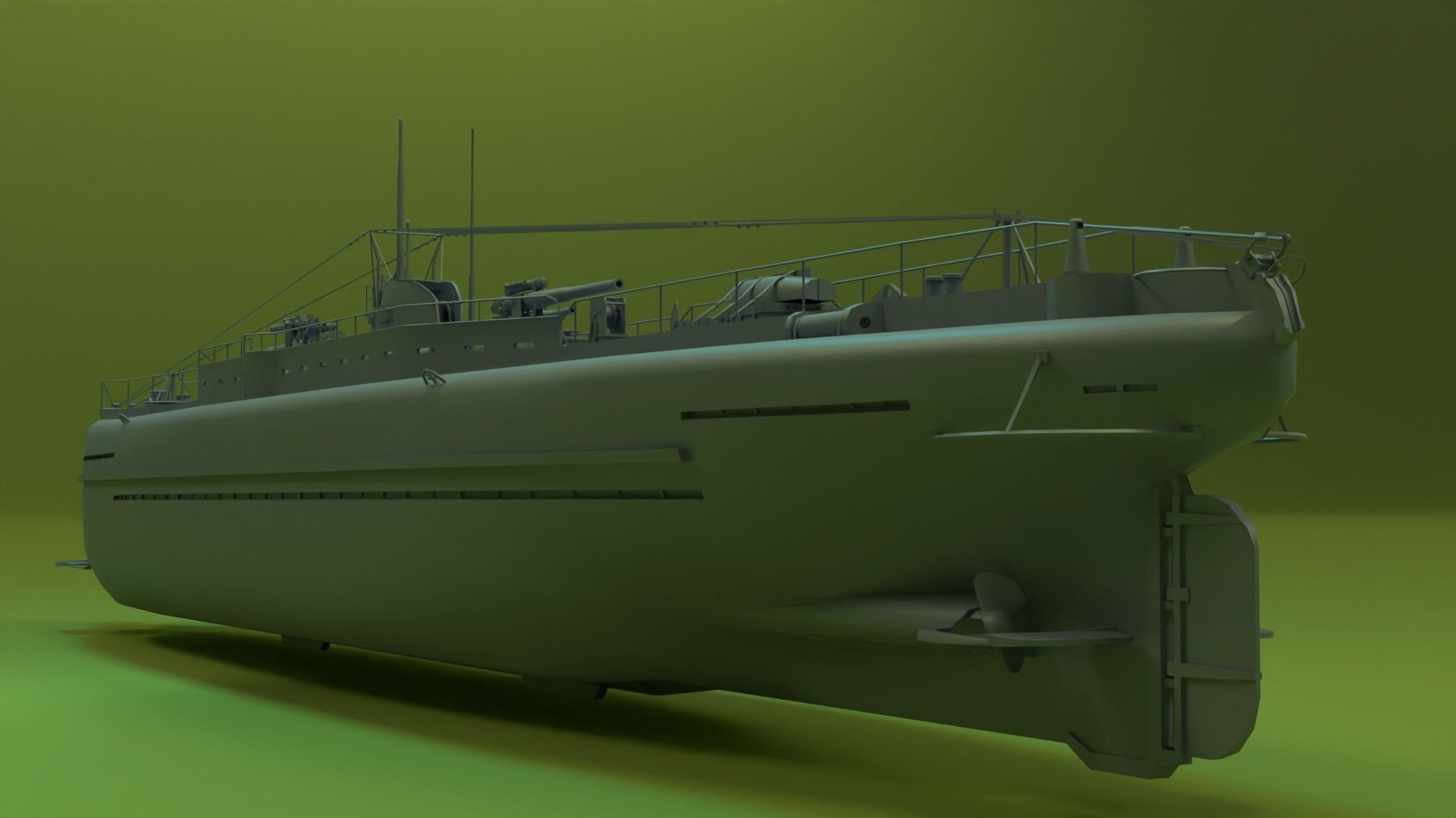 SMS U-151 3D model | CGTrader