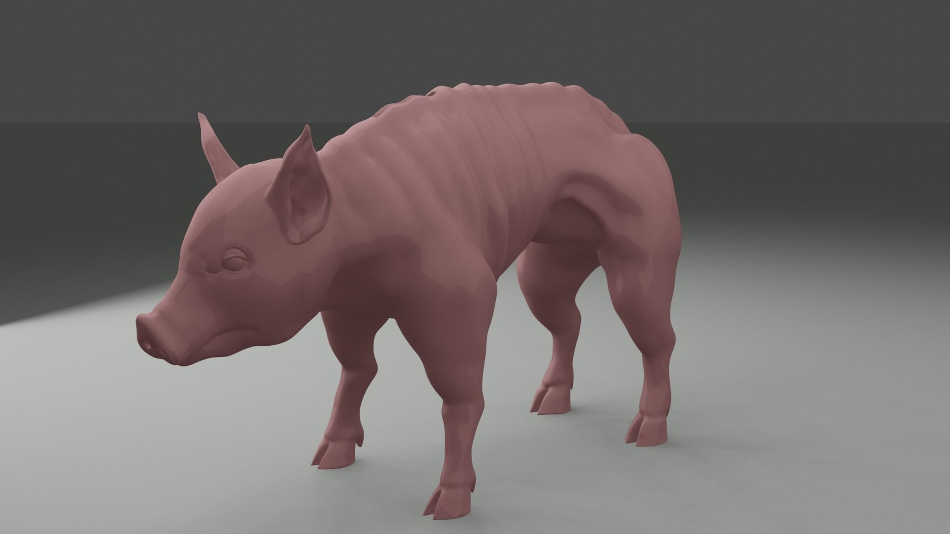 SKINNY PIGGY 3D model 3D printable | CGTrader