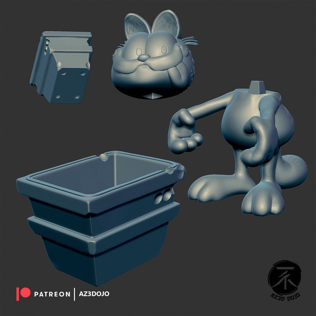 Garfield for 3D Printing 3D model 3D printable | CGTrader