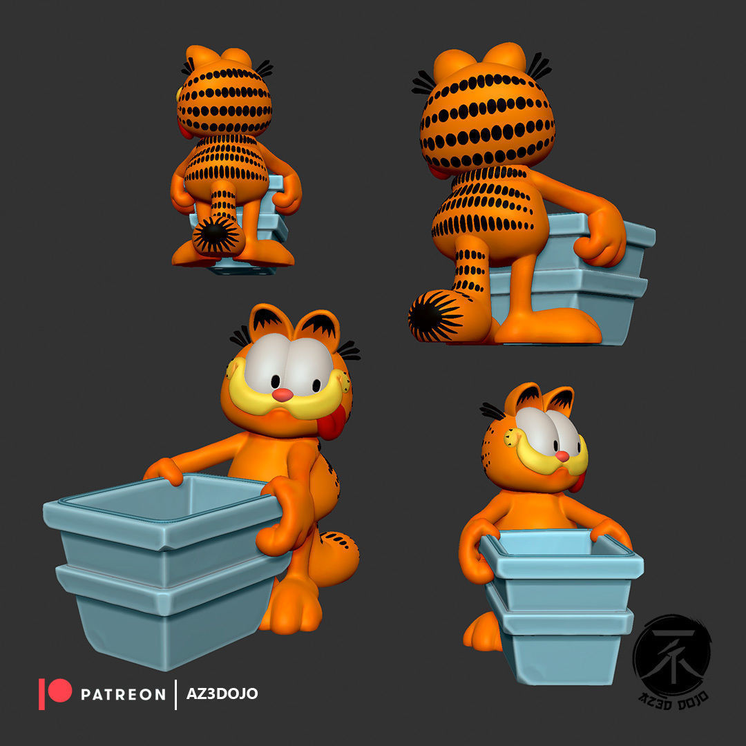 Garfield for 3D Printing 3D model 3D printable | CGTrader