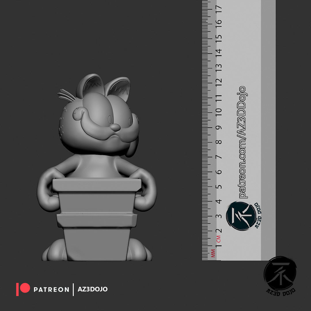 Garfield for 3D Printing 3D model 3D printable | CGTrader