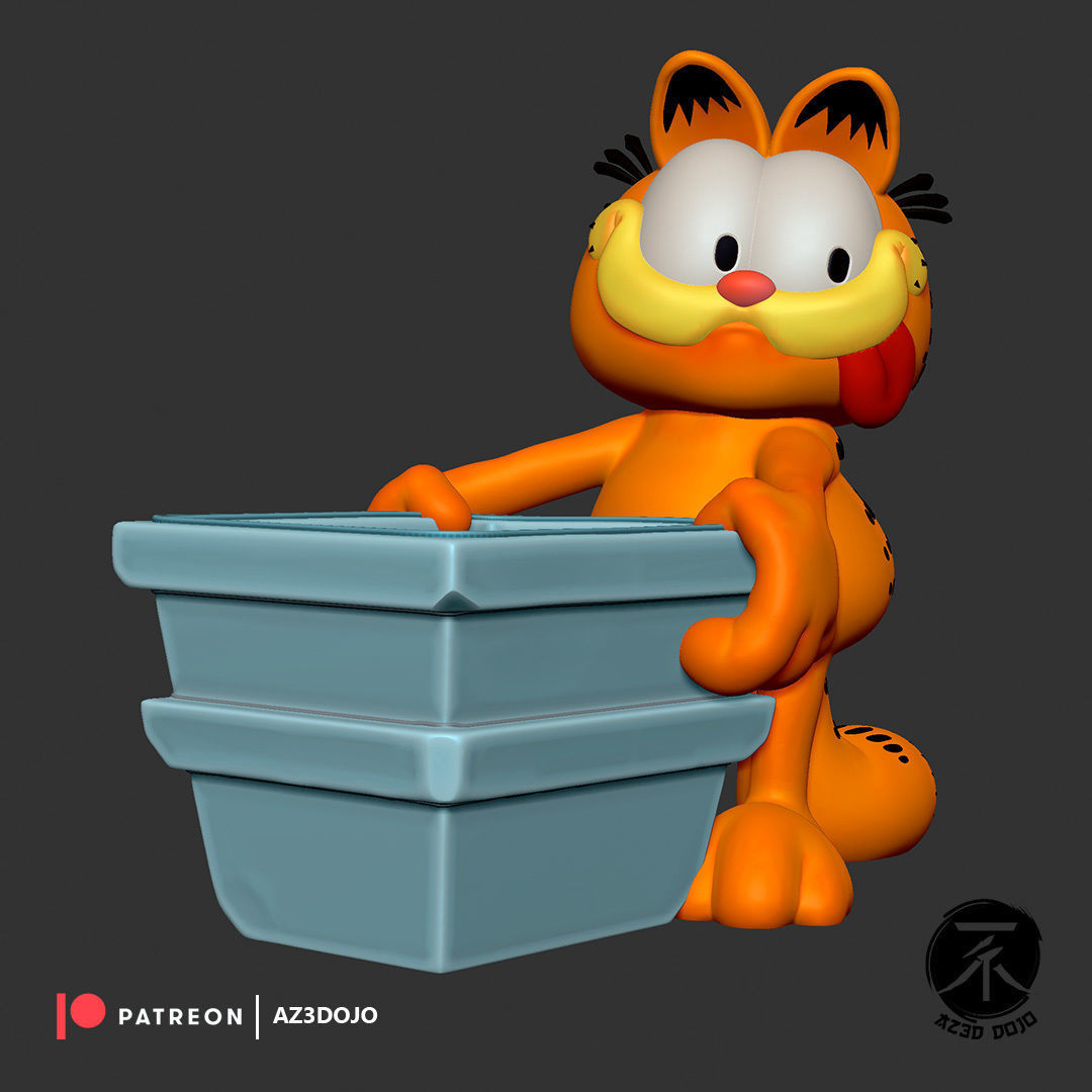 Garfield for 3D Printing 3D model 3D printable | CGTrader