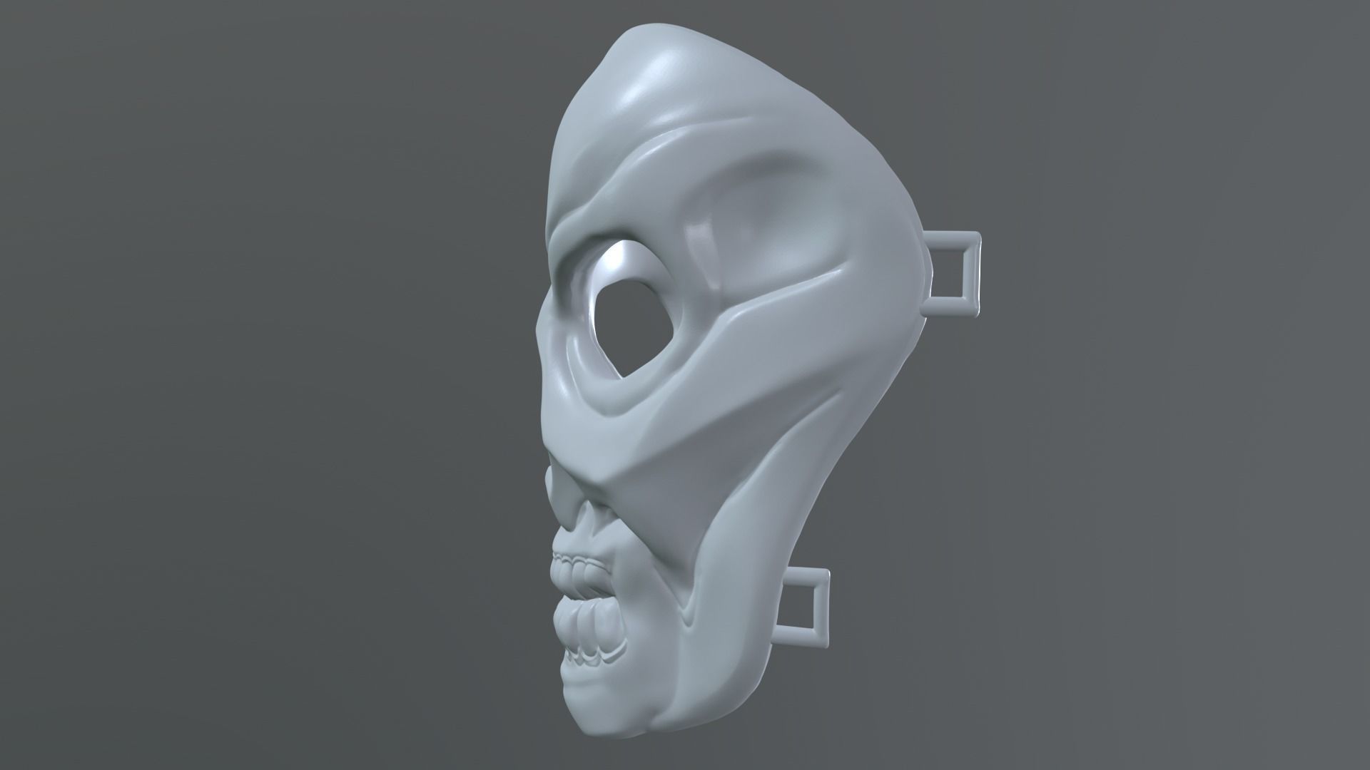Skull Mask 3D Print Model 3D model 3D printable | CGTrader