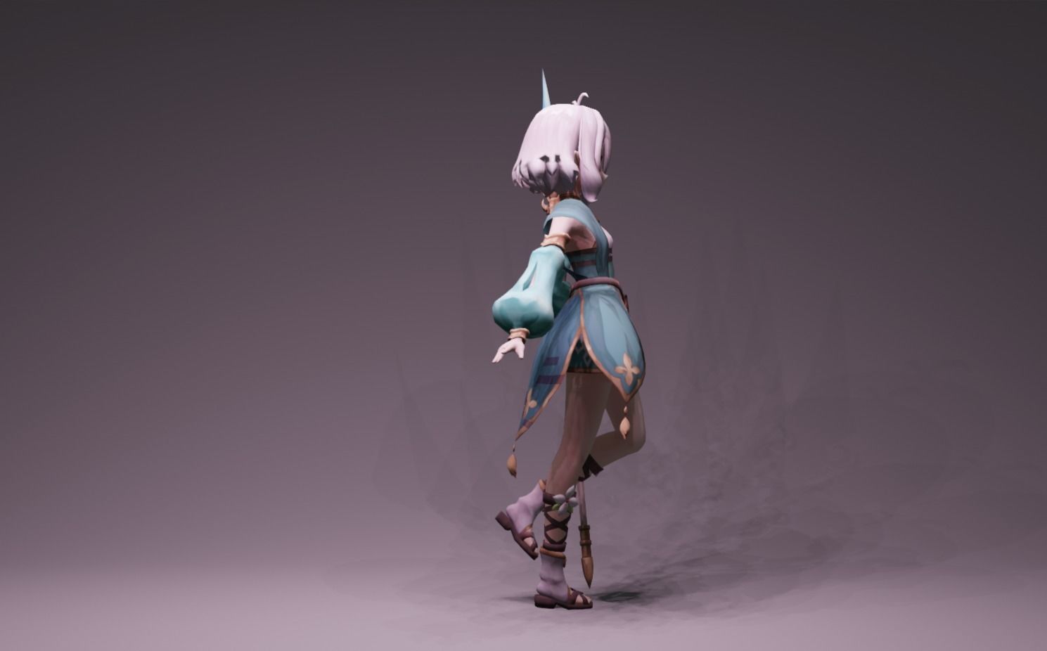 Anime Character - Re-Dive Enigmatic Kokoro 3D model | CGTrader