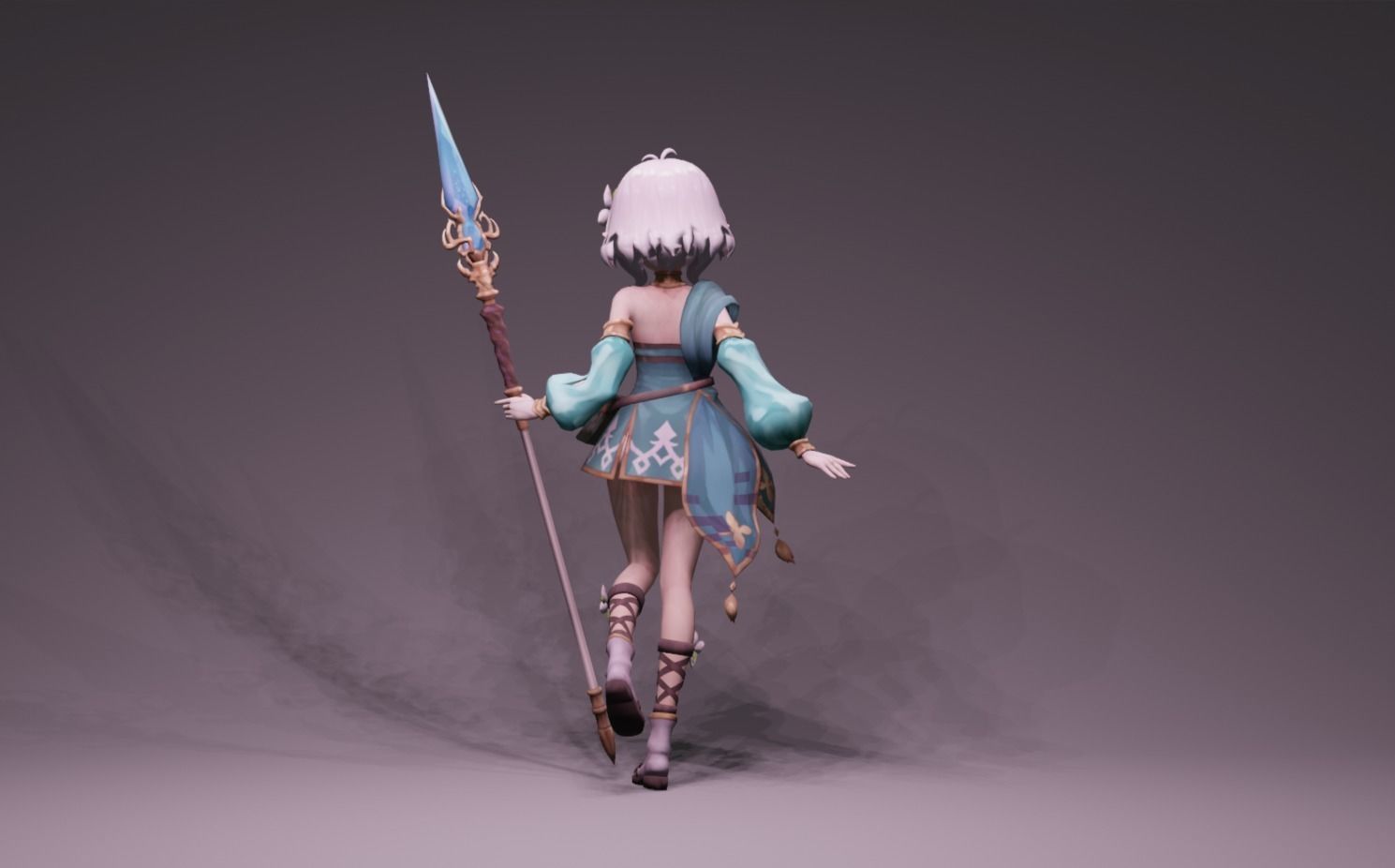 Anime Character - Re-Dive Enigmatic Kokoro 3D model | CGTrader