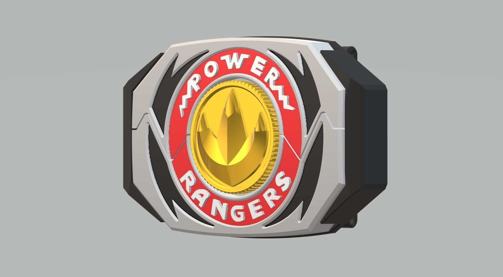 MMPR Morpher buckle and power coins 3D model 3D printable | CGTrader