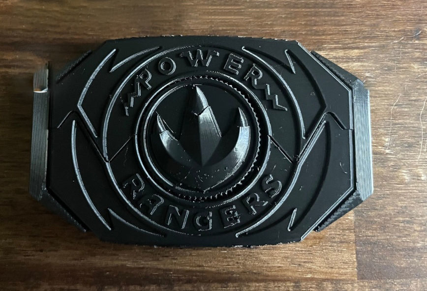 MMPR Morpher buckle and power coins 3D model 3D printable | CGTrader