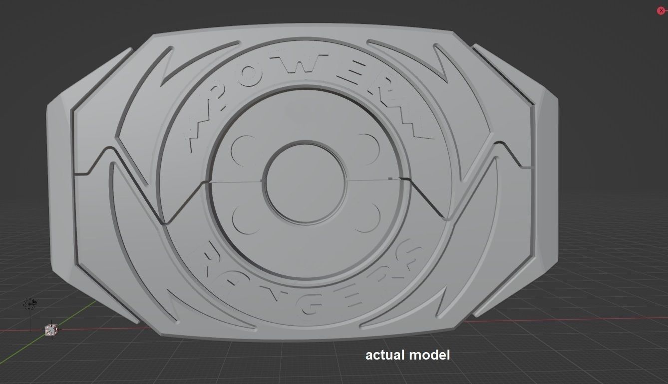 MMPR Morpher buckle and power coins 3D model 3D printable | CGTrader