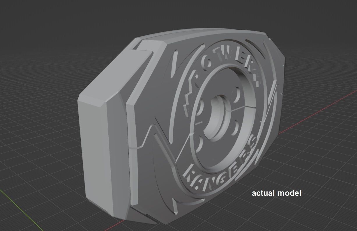MMPR Morpher buckle and power coins 3D model 3D printable | CGTrader